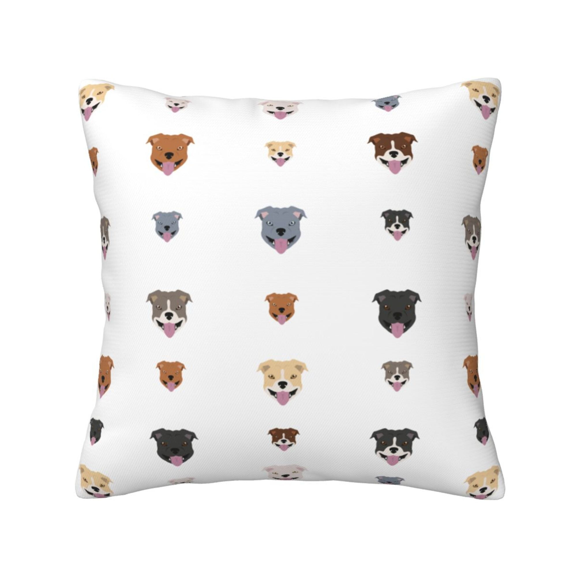 Home Throw Pillow Covers Two Sides Printed Bulldog Decor Sofa Living ...