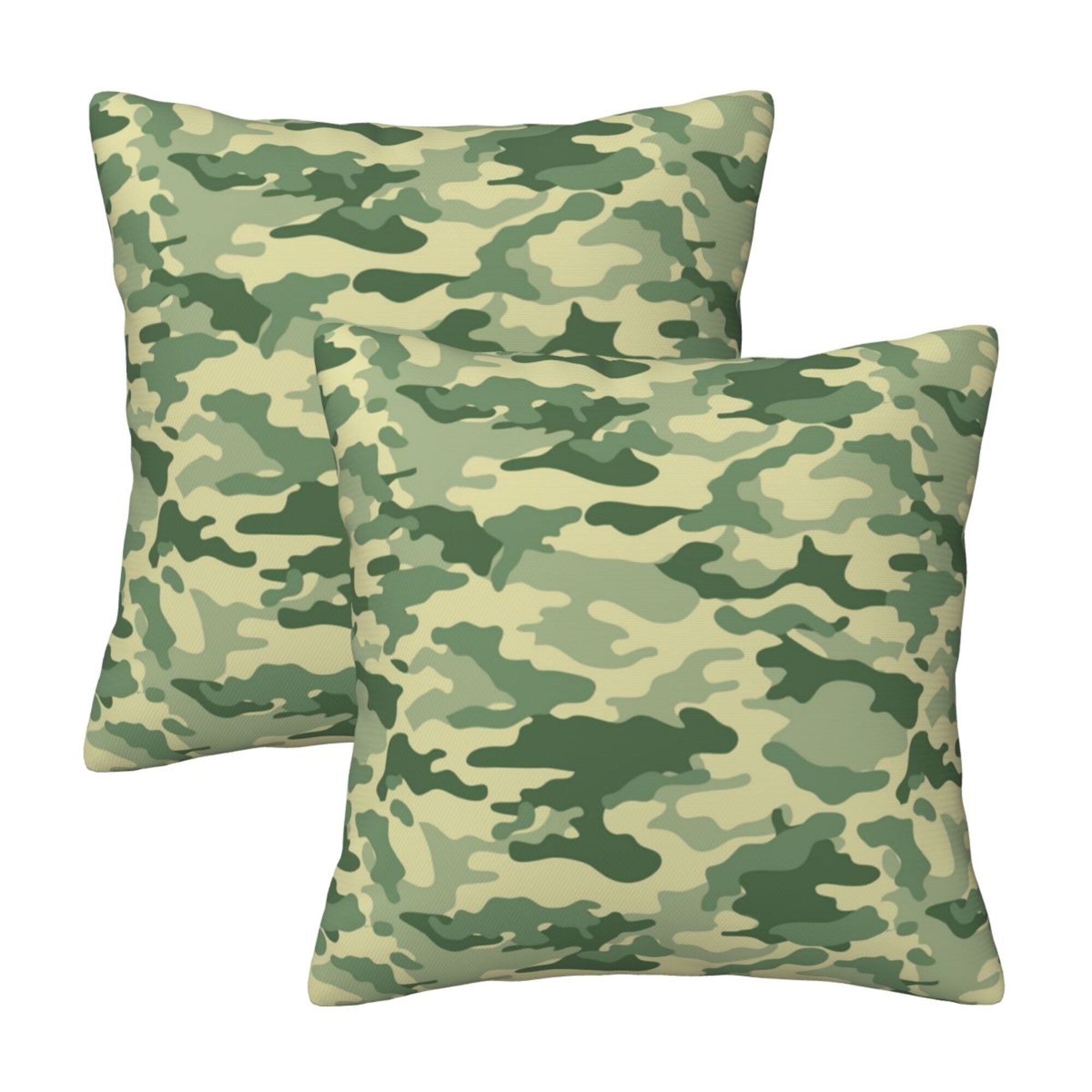 Home Throw Pillow Covers Two Sides Printed Camouflage Army Decor Sofa ...