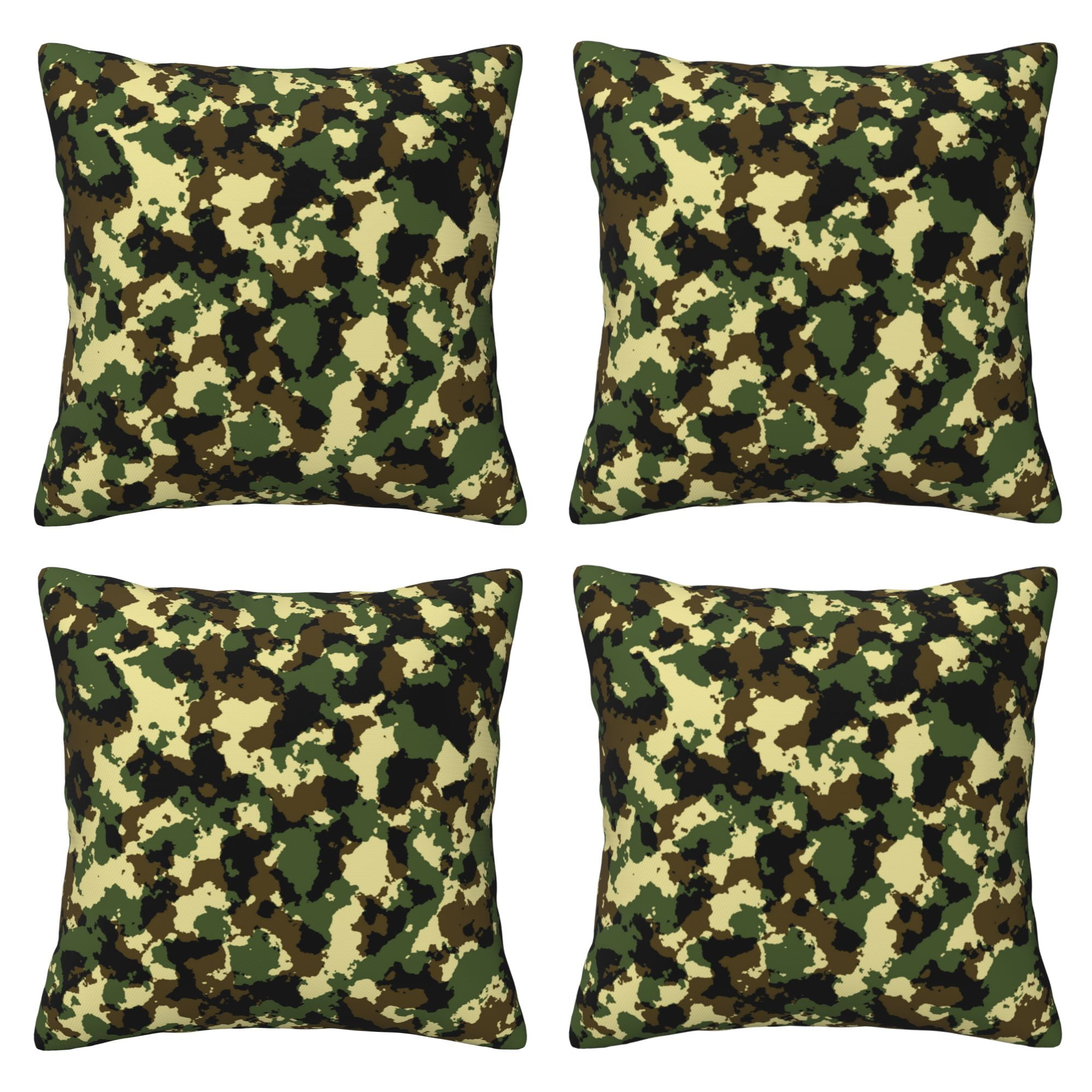 Home Throw Pillow Covers Two Sides Printed Camouflage Army Decor Sofa ...