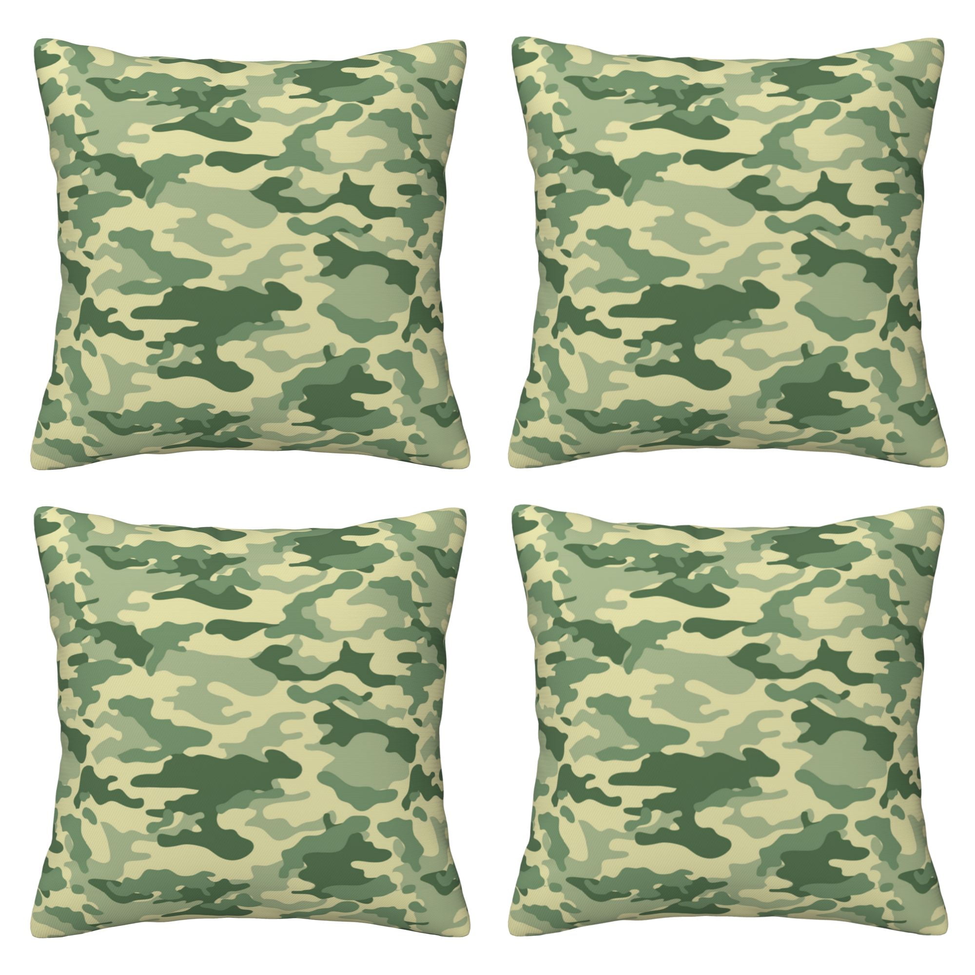 Home Throw Pillow Covers Two Sides Printed Camouflage Army Decor Sofa ...