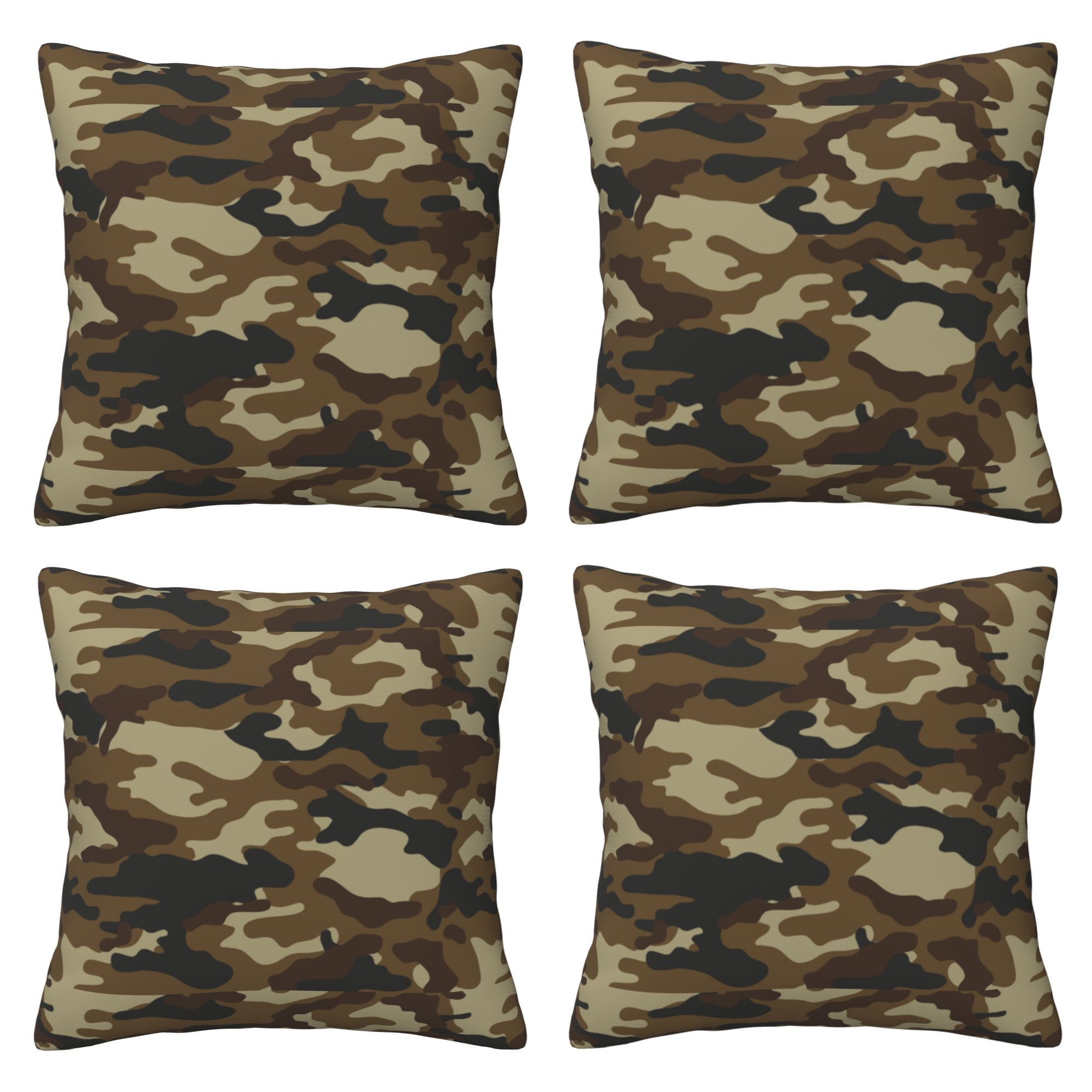 Home Throw Pillow Covers Two Sides Printed Camouflage Army Decor Sofa ...