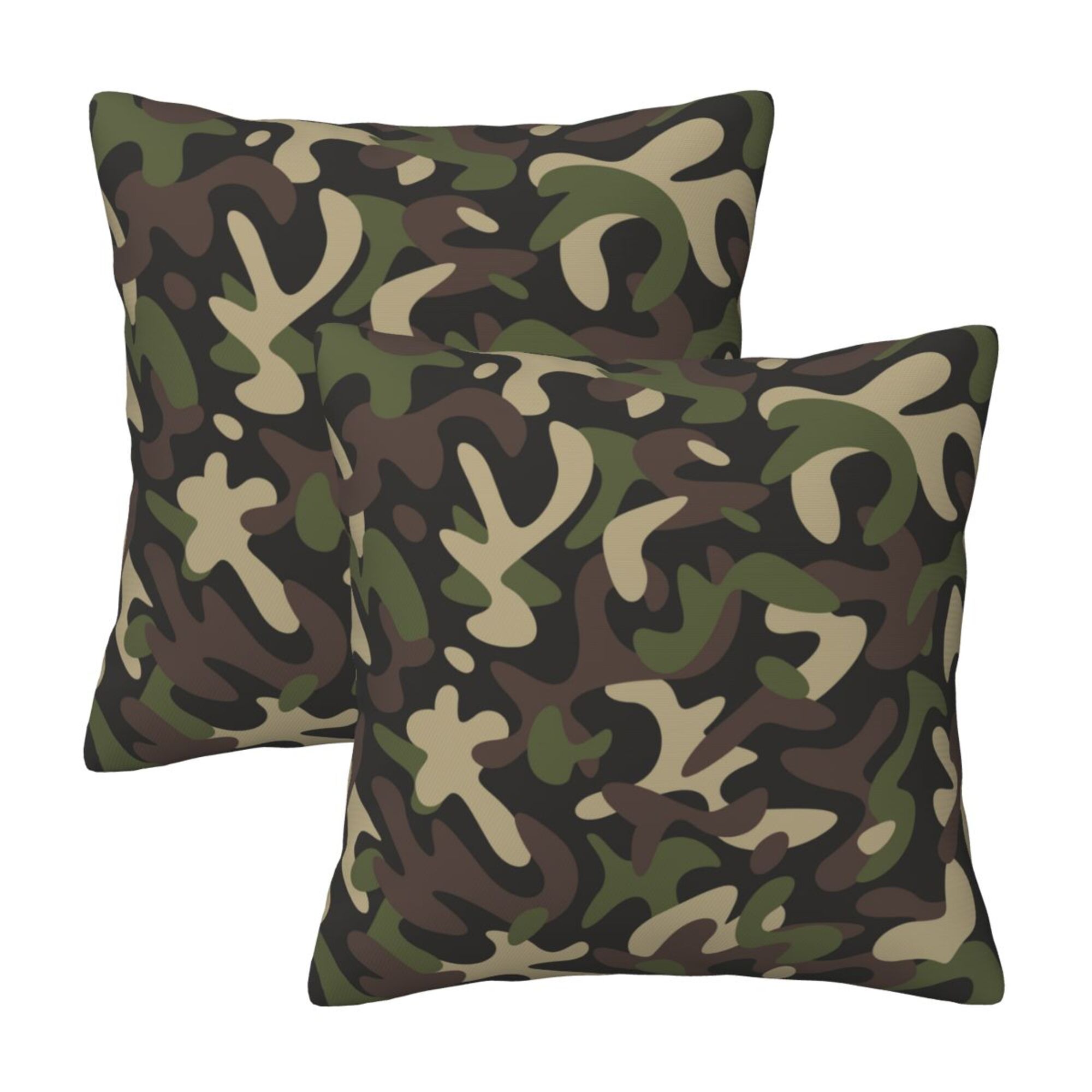 Home Throw Pillow Covers Two Sides Printed Camouflage Pattern Decor ...