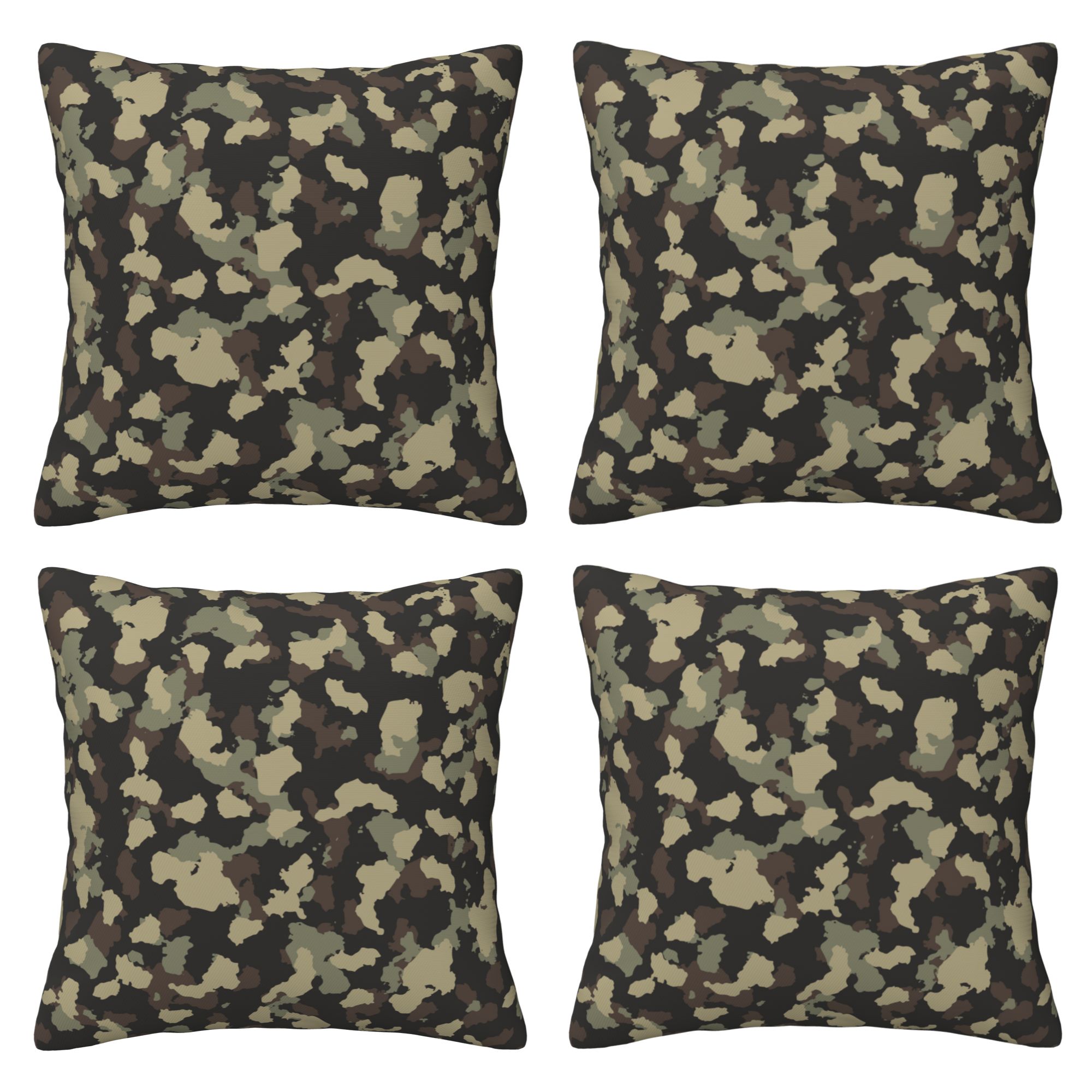 Home Throw Pillow Covers Two Sides Printed Camouflage Pattern Decor ...