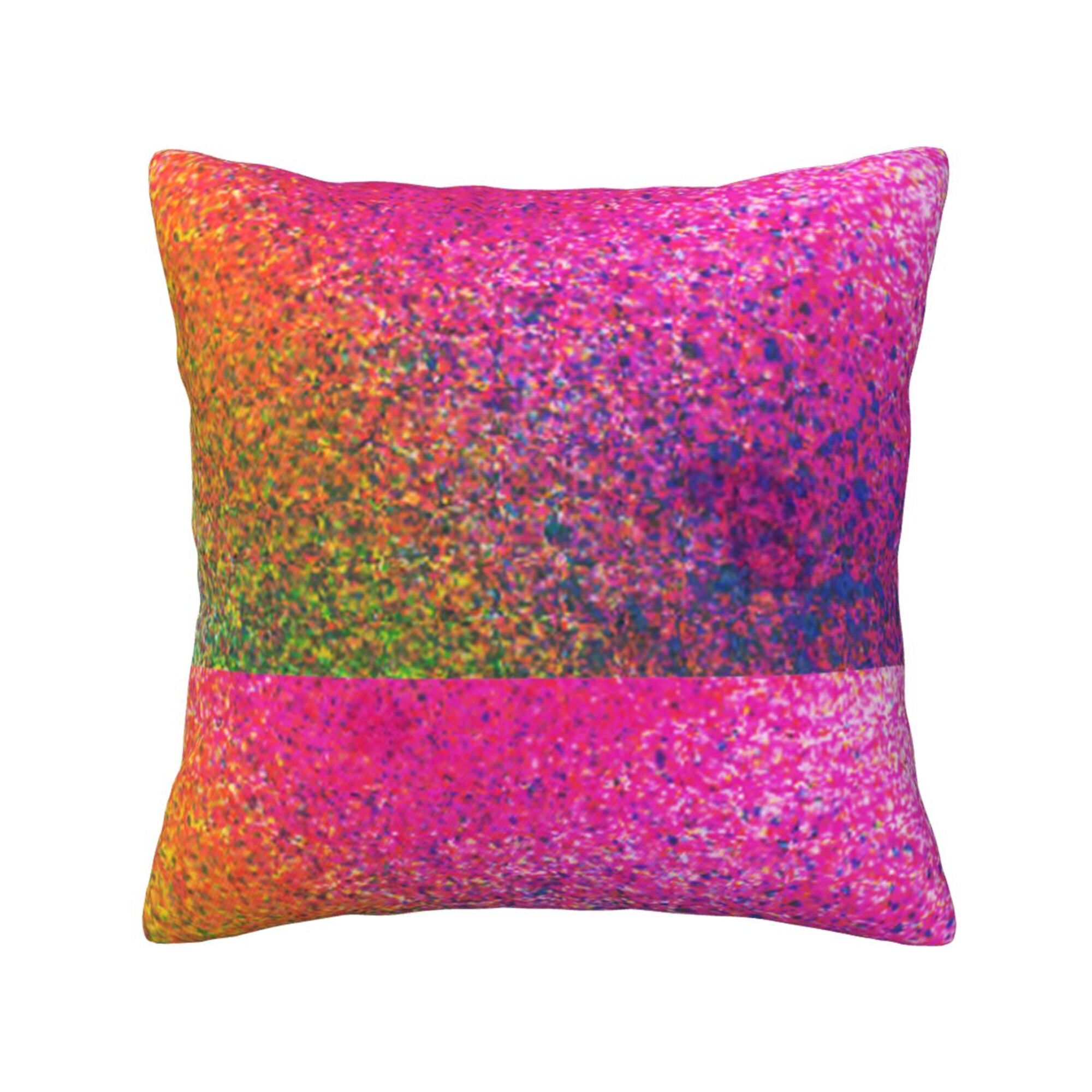 Home Throw Pillow Covers Two Sides Printed Color paint splash effect ...