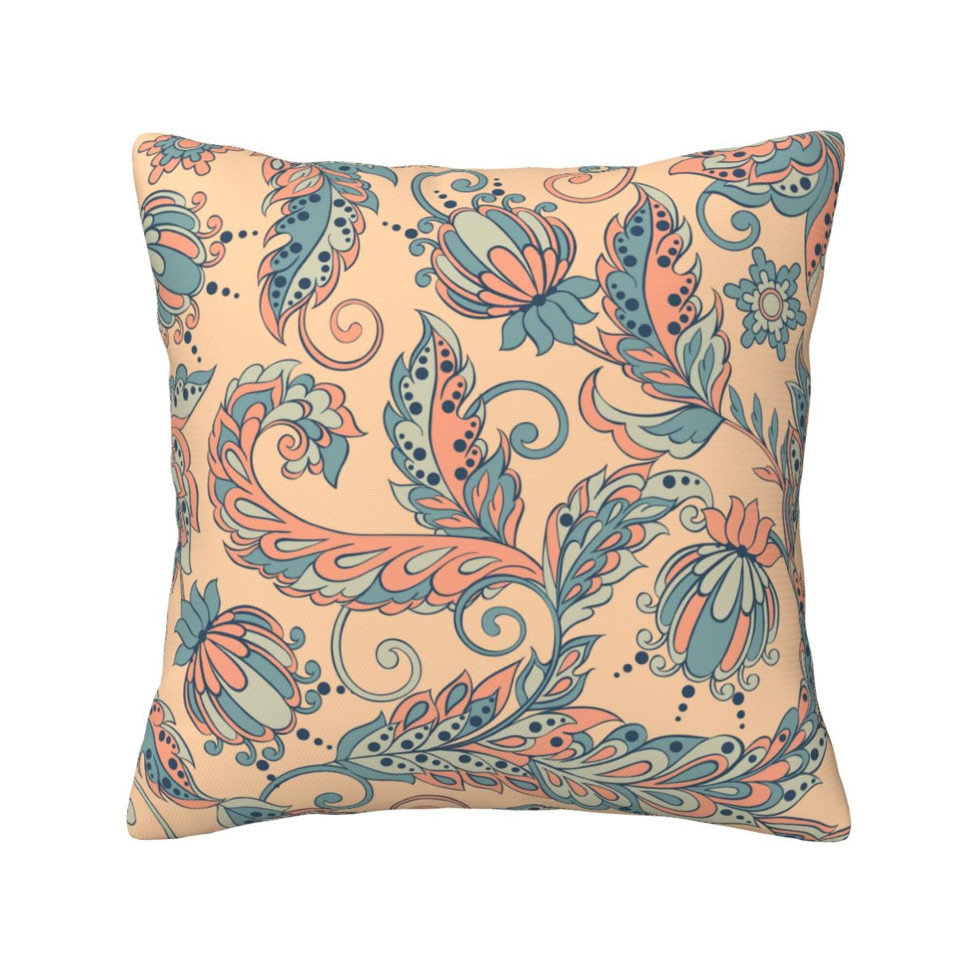 Home Throw Pillow Covers Two Sides Printed Colorful pattern shading on ...