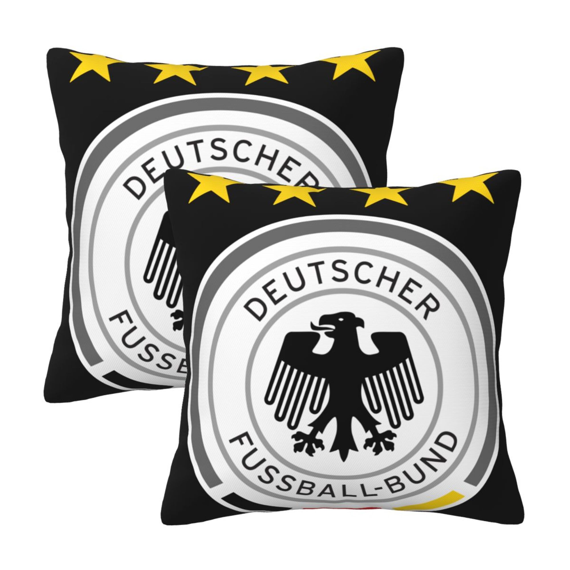Home Throw Pillow Covers Two Sides Printed Deutschland Germany Logo ...