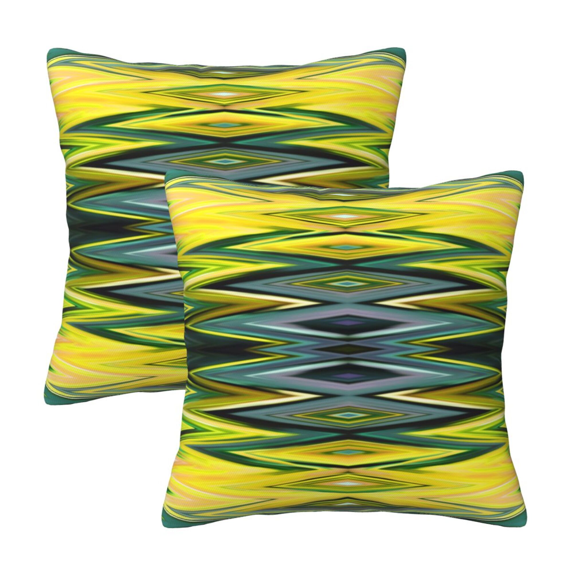 Home Throw Pillow Covers Two Sides Printed Diamond pattern Decor Sofa ...