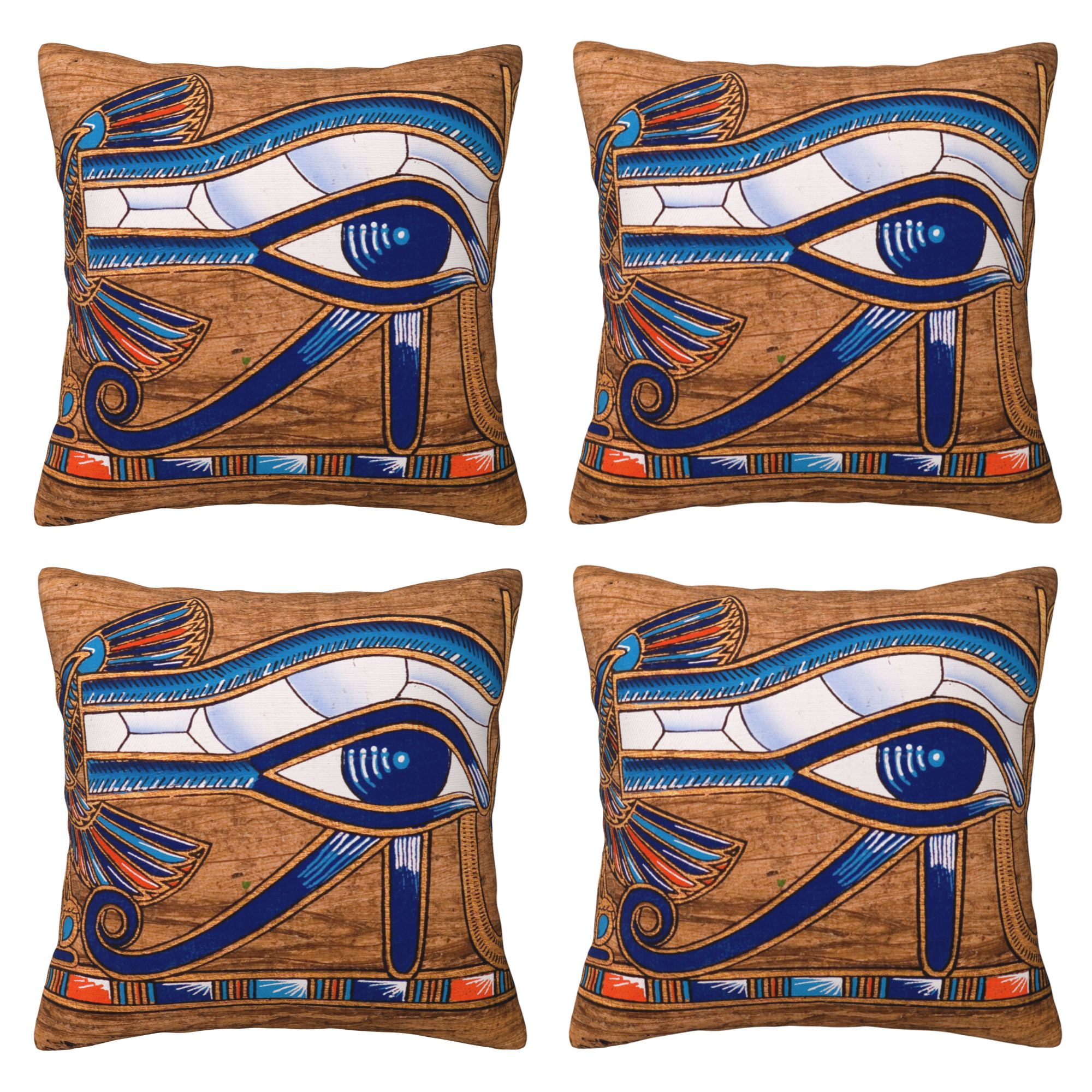 Home Throw Pillow Covers Two Sides Printed Egyptian Papyrus Depicting ...