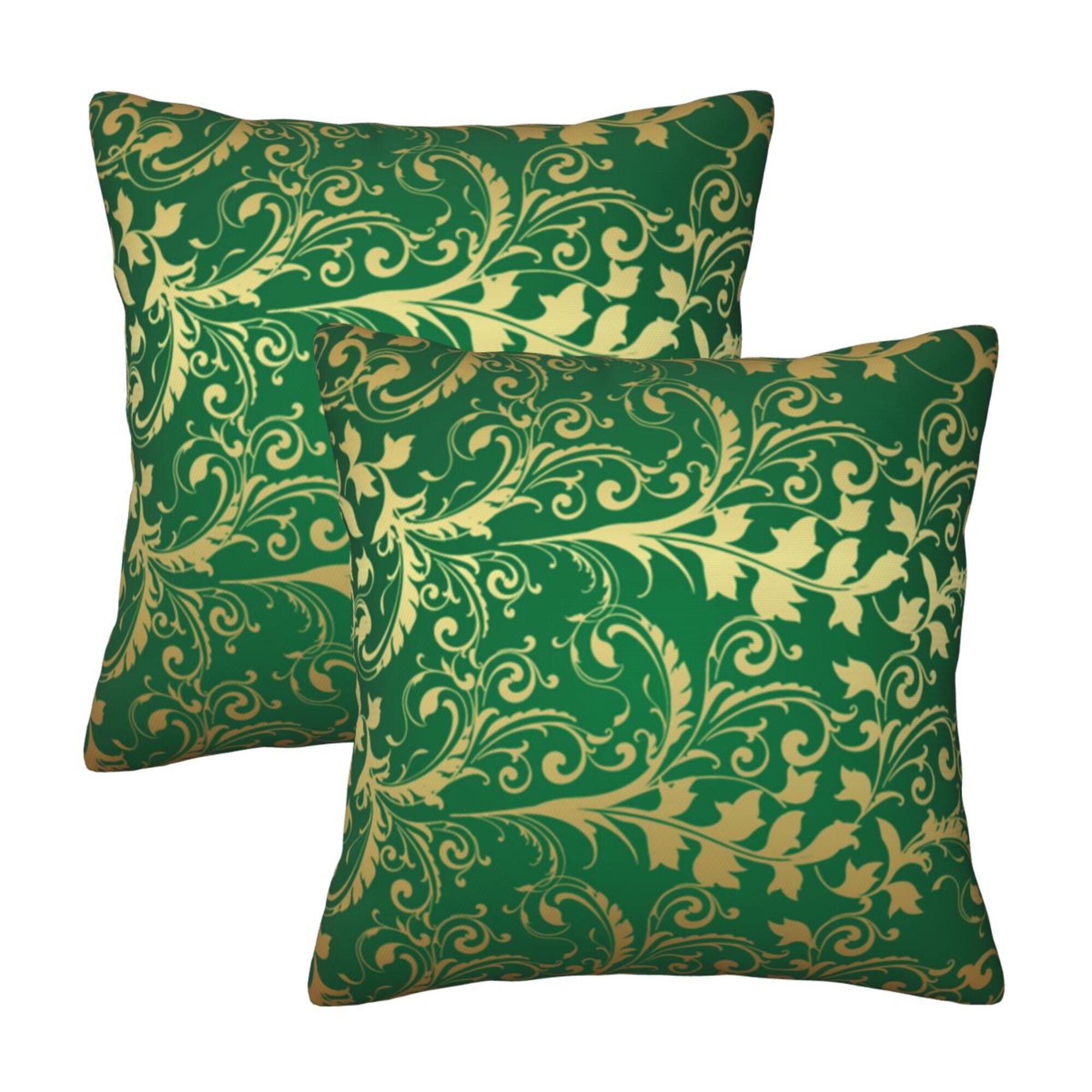 Home Throw Pillow Covers Two Sides Printed European ornate pattern ...