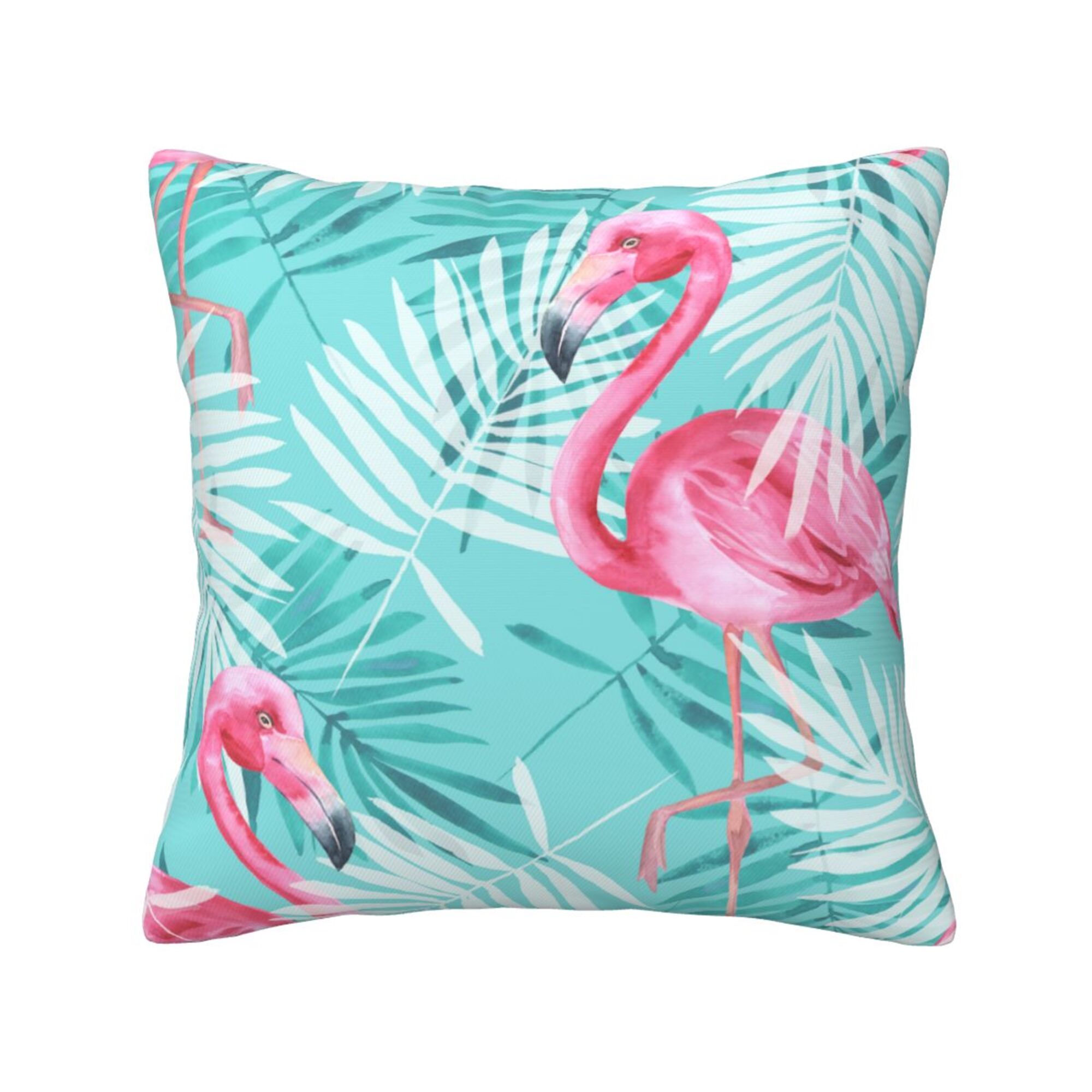Home Throw Pillow Covers Two Sides Printed Flamingo Decor Sofa Living ...