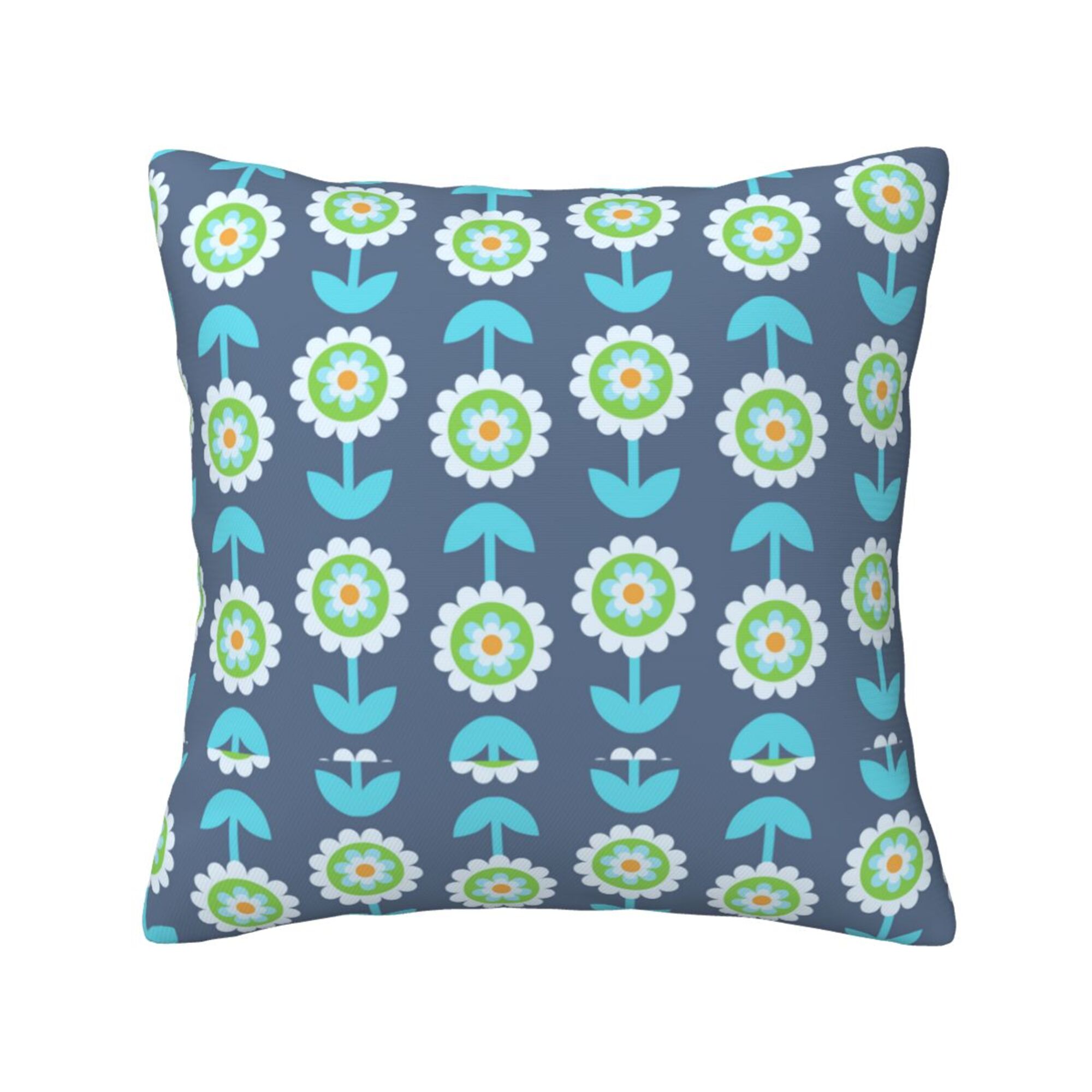 Home Throw Pillow Covers Two Sides Printed Floral flower background ...