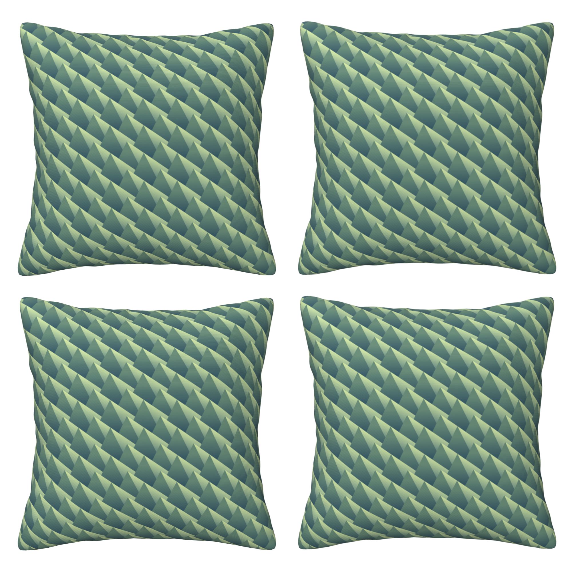 Home Throw Pillow Covers Two Sides Printed Geometric Architectural Patterns Decor Sofa Living ...