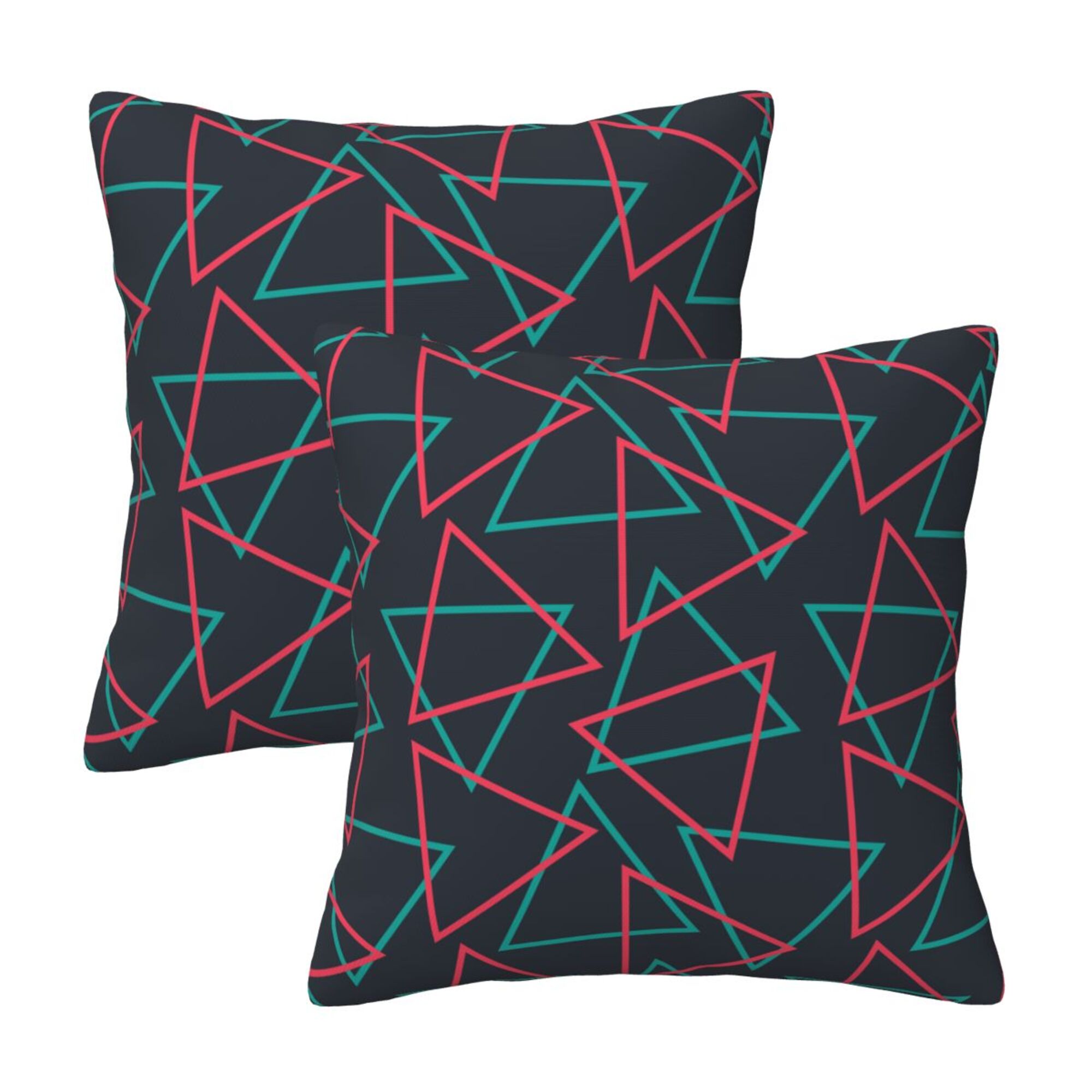 Home Throw Pillow Covers Two Sides Printed Geometric Shape Patterns ...