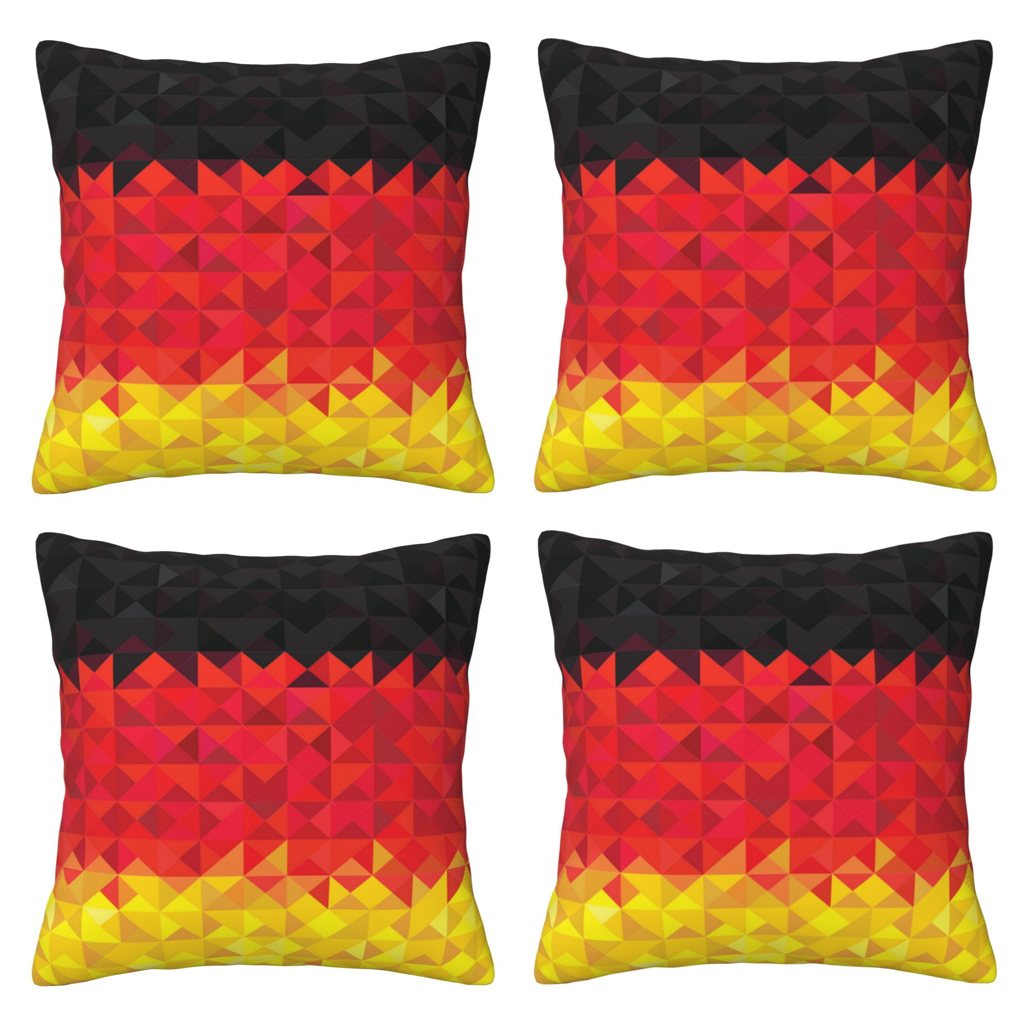 Home Throw Pillow Covers Two Sides Printed Germany Flag Decor Sofa ...