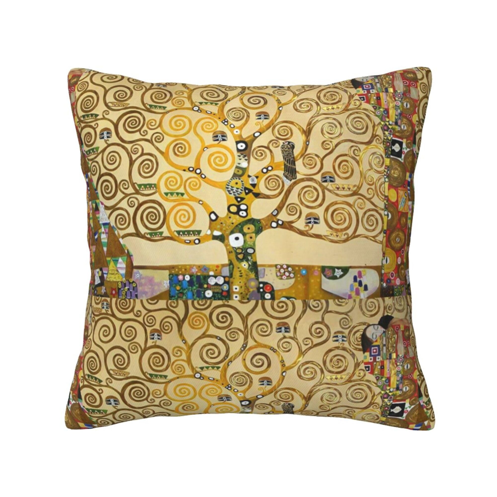 Home Throw Pillow Covers Two Sides Printed Gustav Klimt Decor Sofa ...