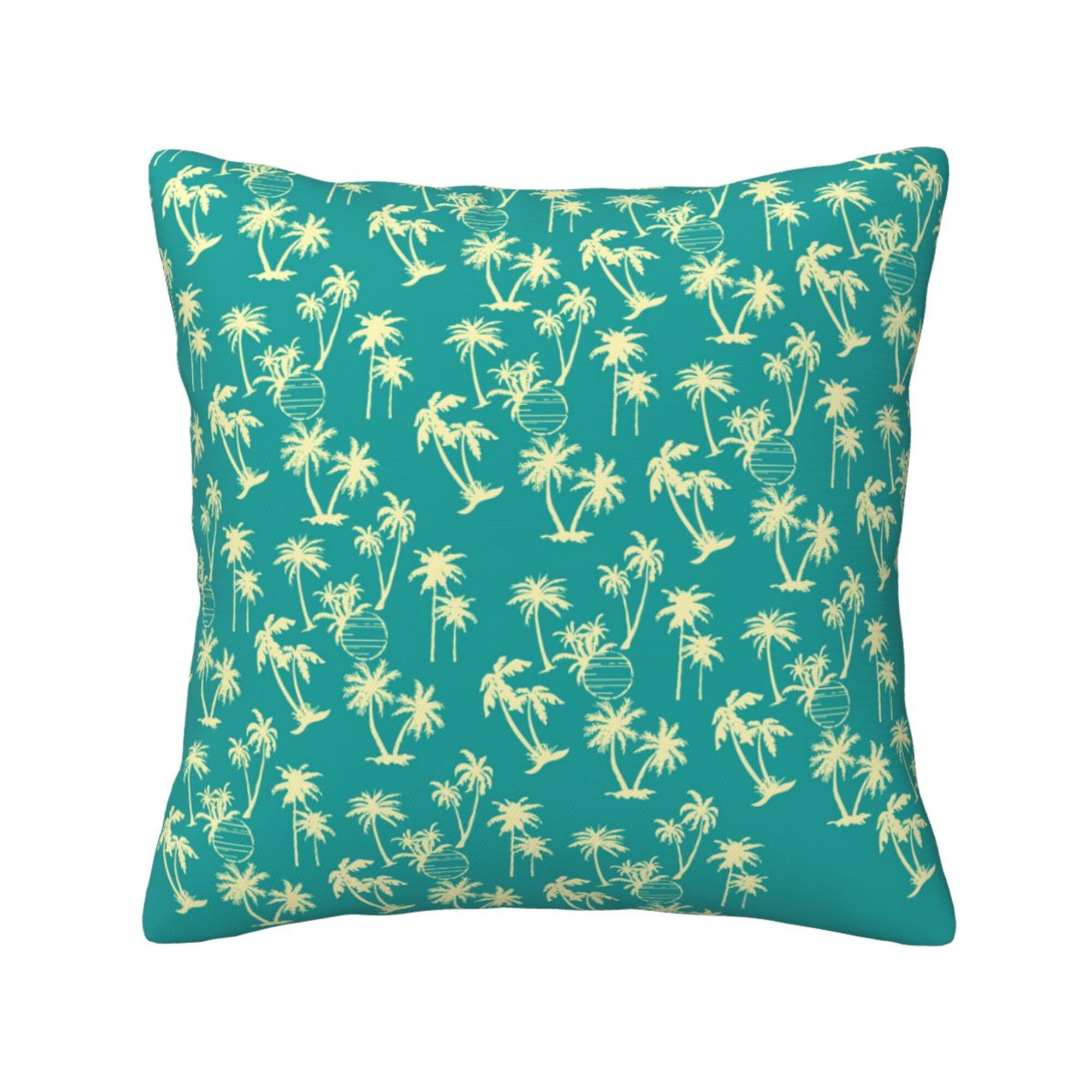 Home Throw Pillow Covers Two Sides Printed Hawaiian Palm Tree Tropical ...
