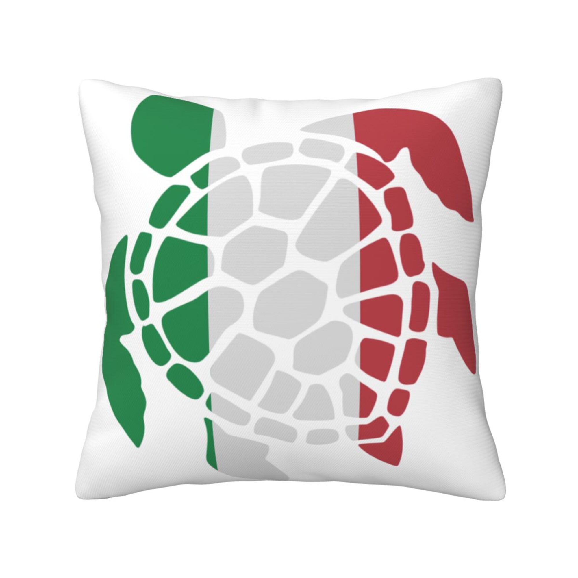 Home Throw Pillow Covers Two Sides Printed Italian Flag Turtle Decor ...