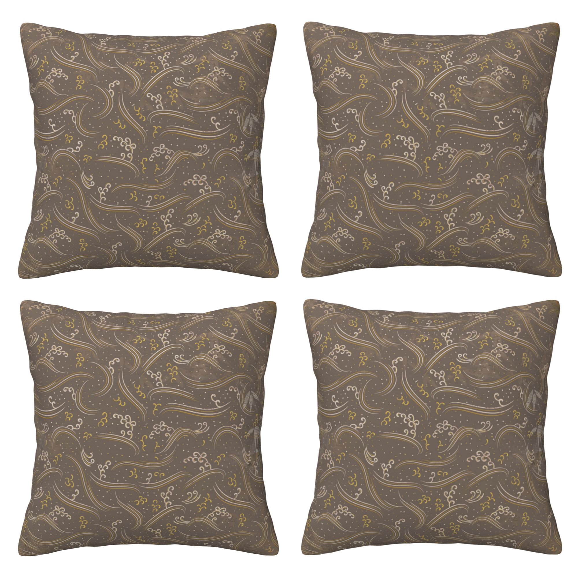 Home Throw Pillow Covers Two Sides Printed Japanese style pattern ...