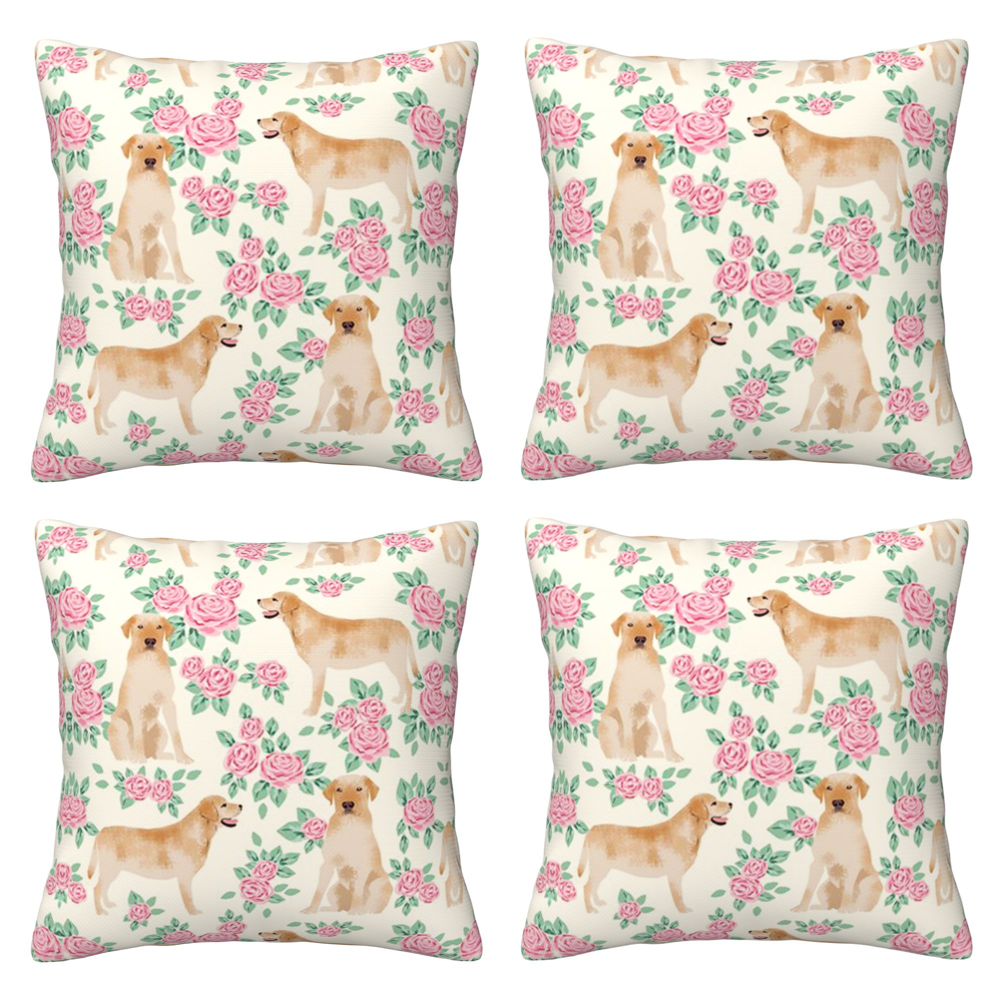 Home Throw Pillow Covers Two Sides Printed Labrador Retriever Decor ...