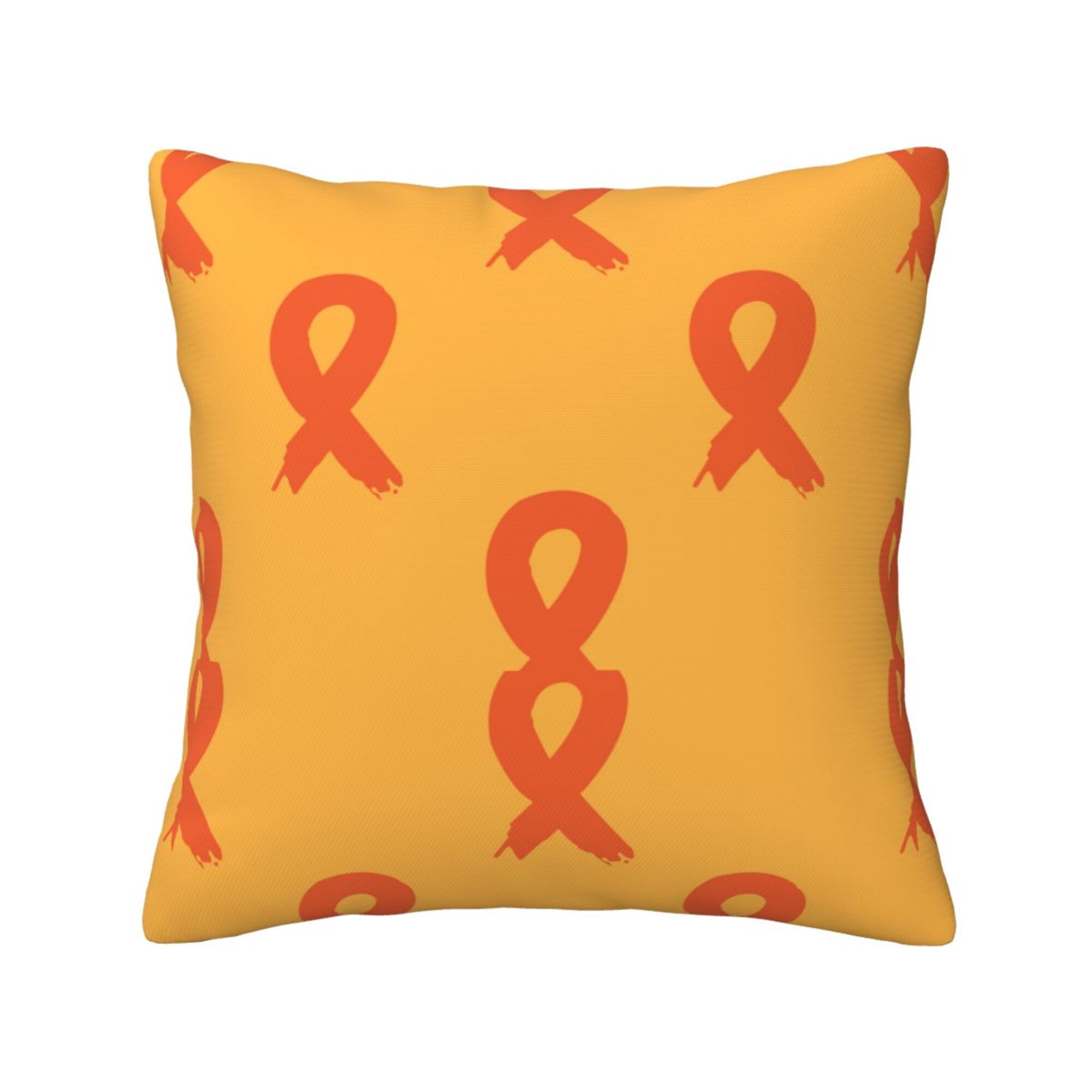 Home Throw Pillow Covers Two Sides Printed Leukemia Cancer Awareness ...