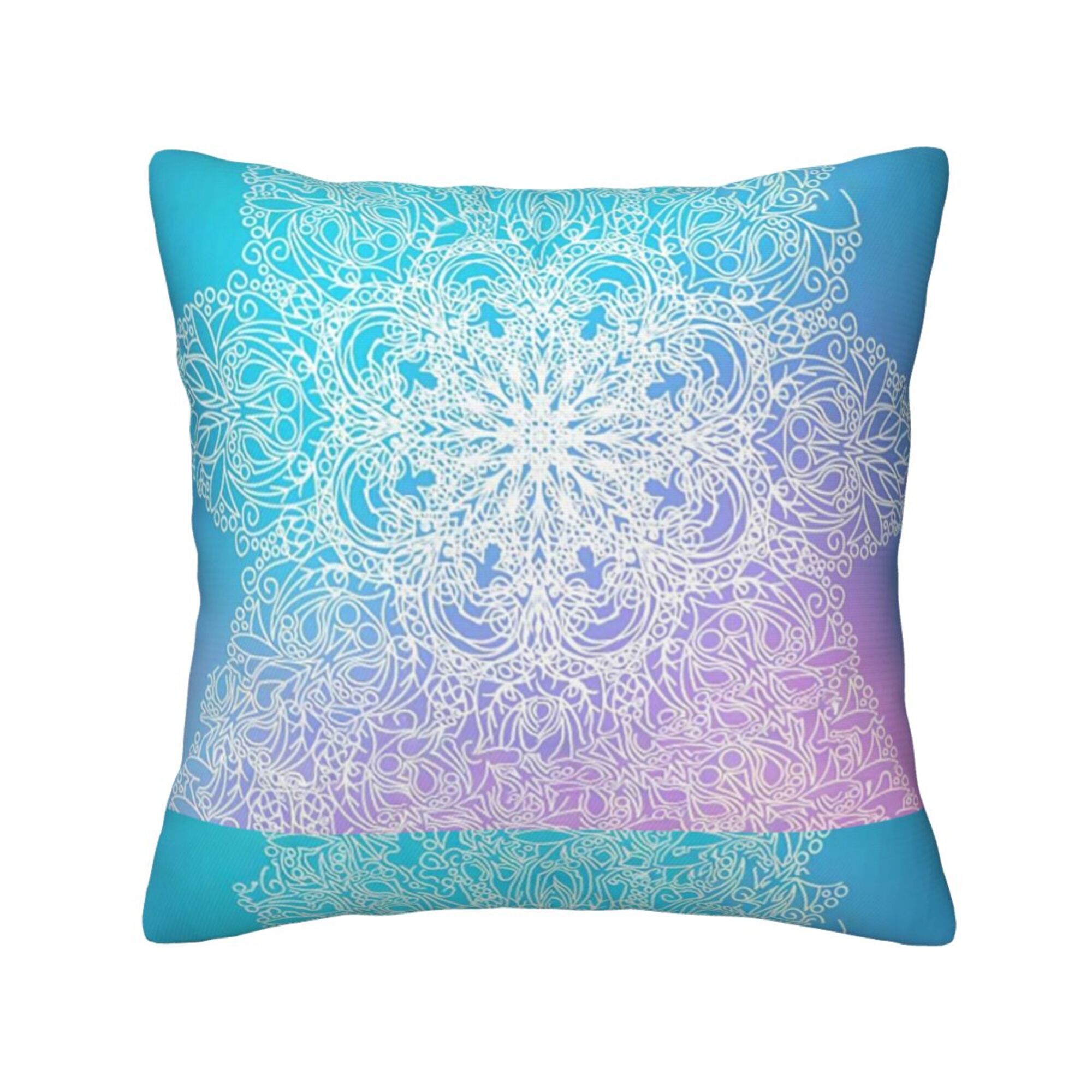 Home Throw Pillow Covers Two Sides Printed Mandala Decor Sofa Living ...