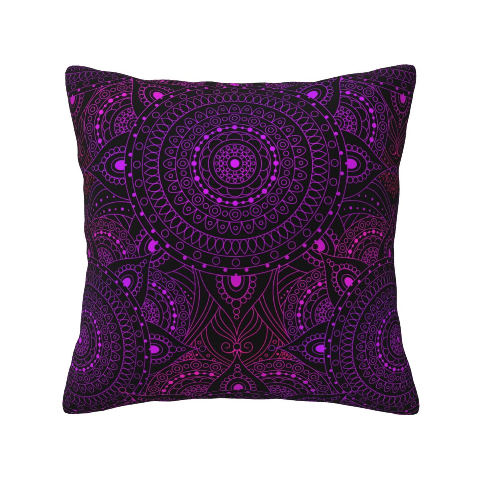 Home Throw Pillow Covers Two Sides Printed Mandala Pattern Decor Sofa ...