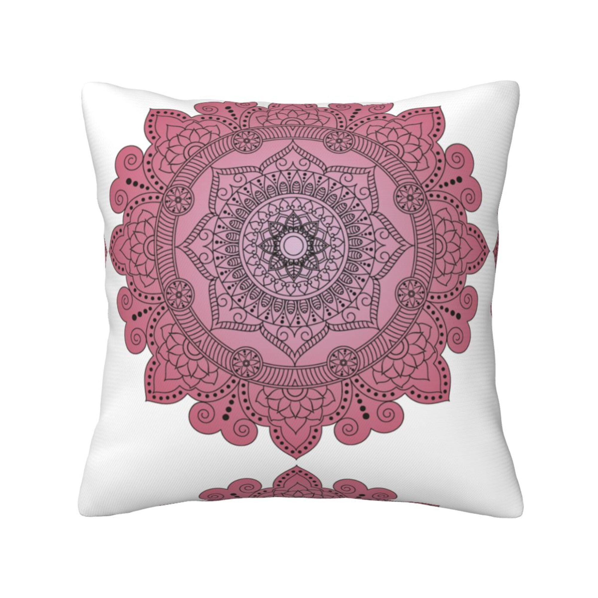 Home Throw Pillow Covers Two Sides Printed Mandala Pattern Decor Sofa ...