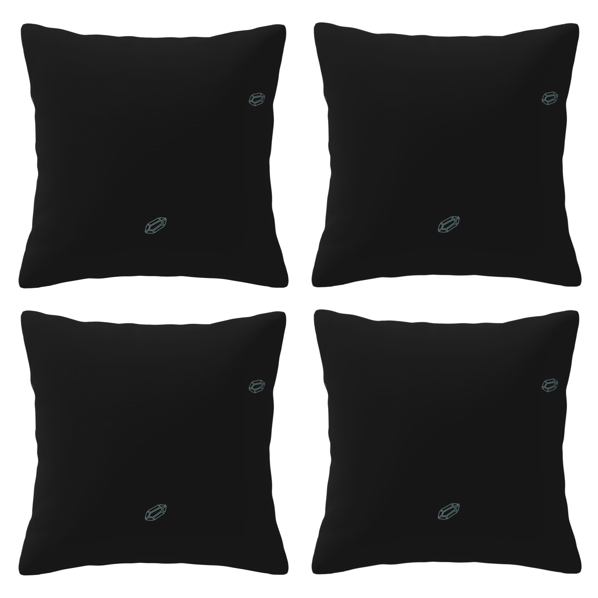 Home Throw Pillow Covers Two Sides Printed Mermaid and Skull Mint Decor ...