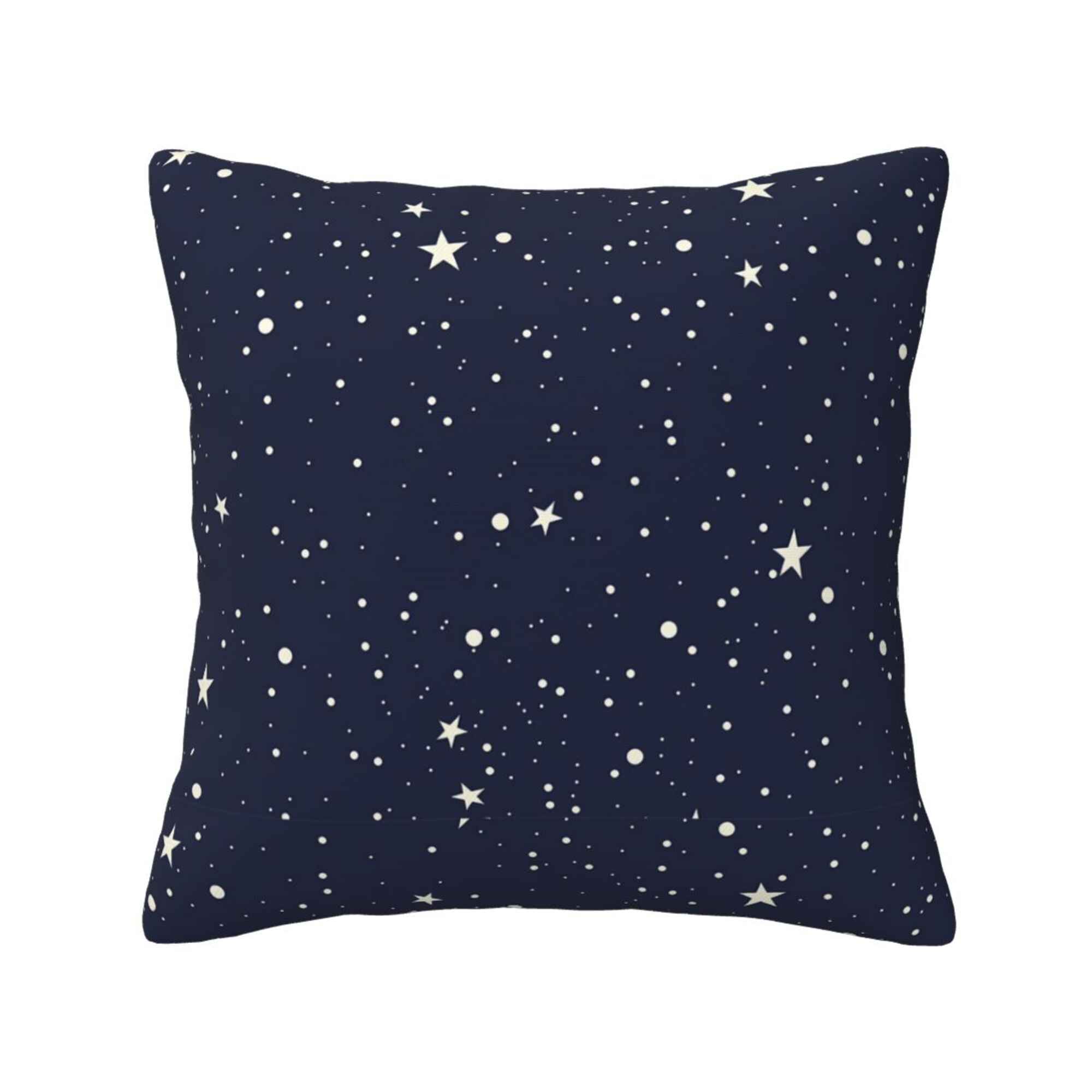 Home Throw Pillow Covers Two Sides Printed Night Sky Moon And Stars ...