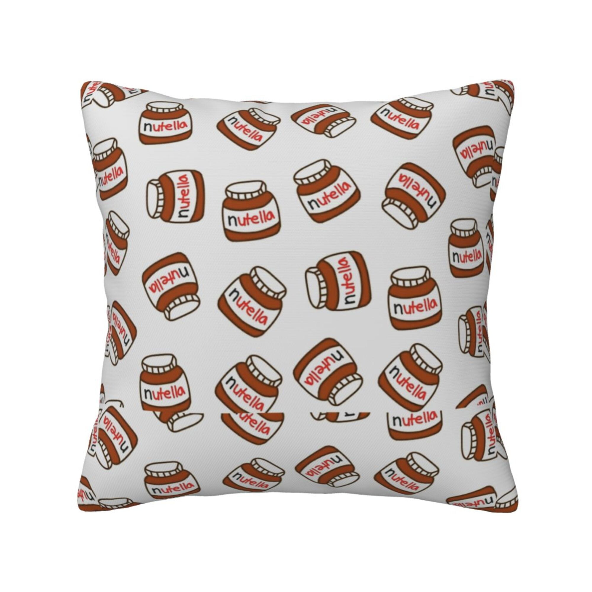Home Throw Pillow Covers Two Sides Printed Nu-tella-model-bottle Decor ...