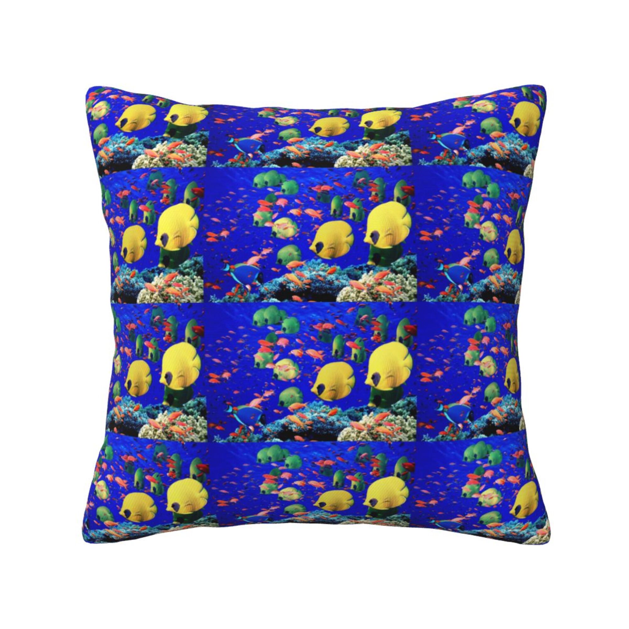Home Throw Pillow Covers Two Sides Printed Ocean Fish Underwater Sea ...