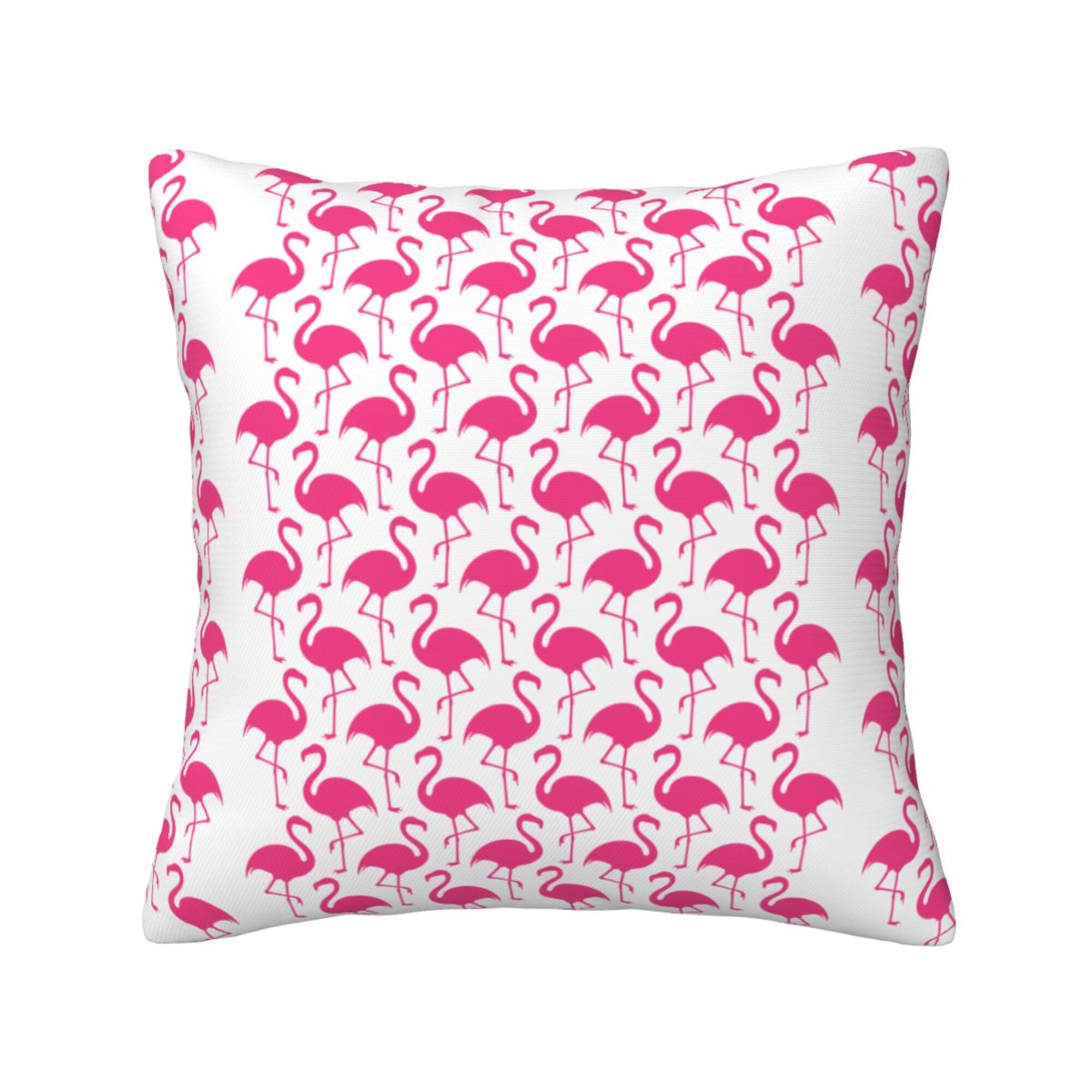 Home Throw Pillow Covers Two Sides Printed Pink Flamingo Decor Sofa ...