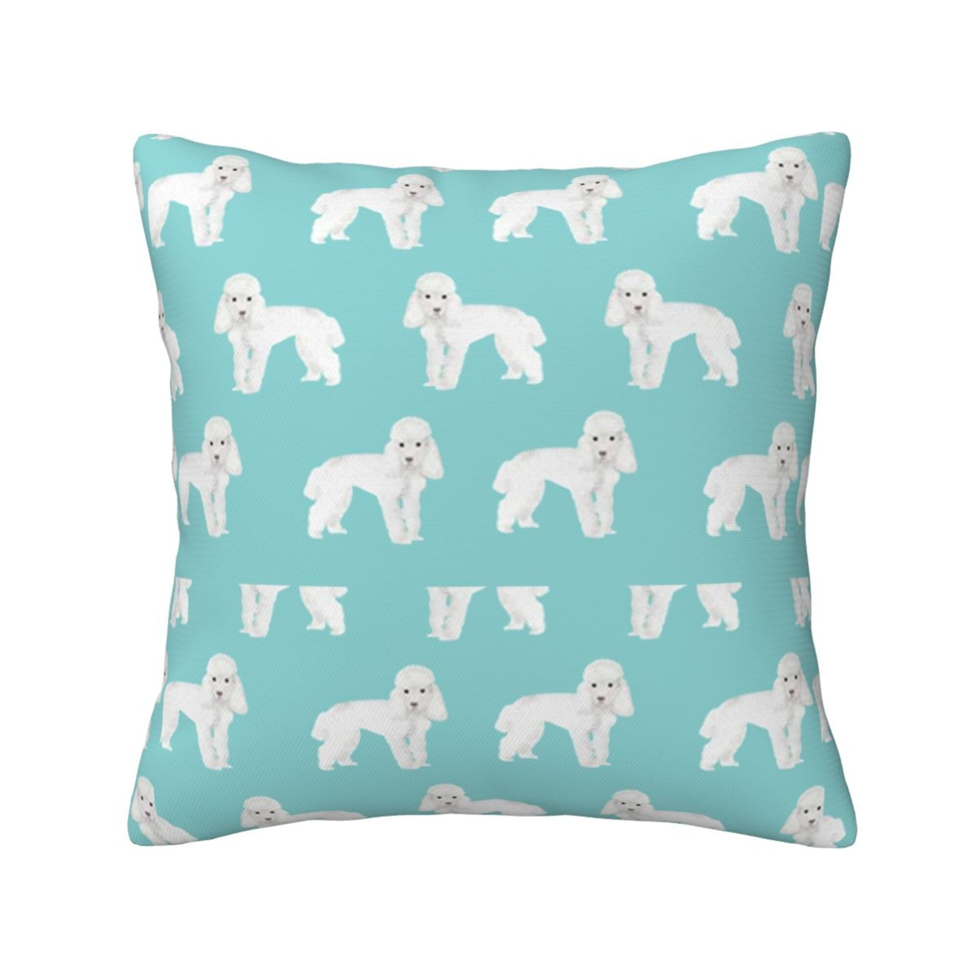 Home Throw Pillow Covers Two Sides Printed Poodle Decor Sofa Living ...