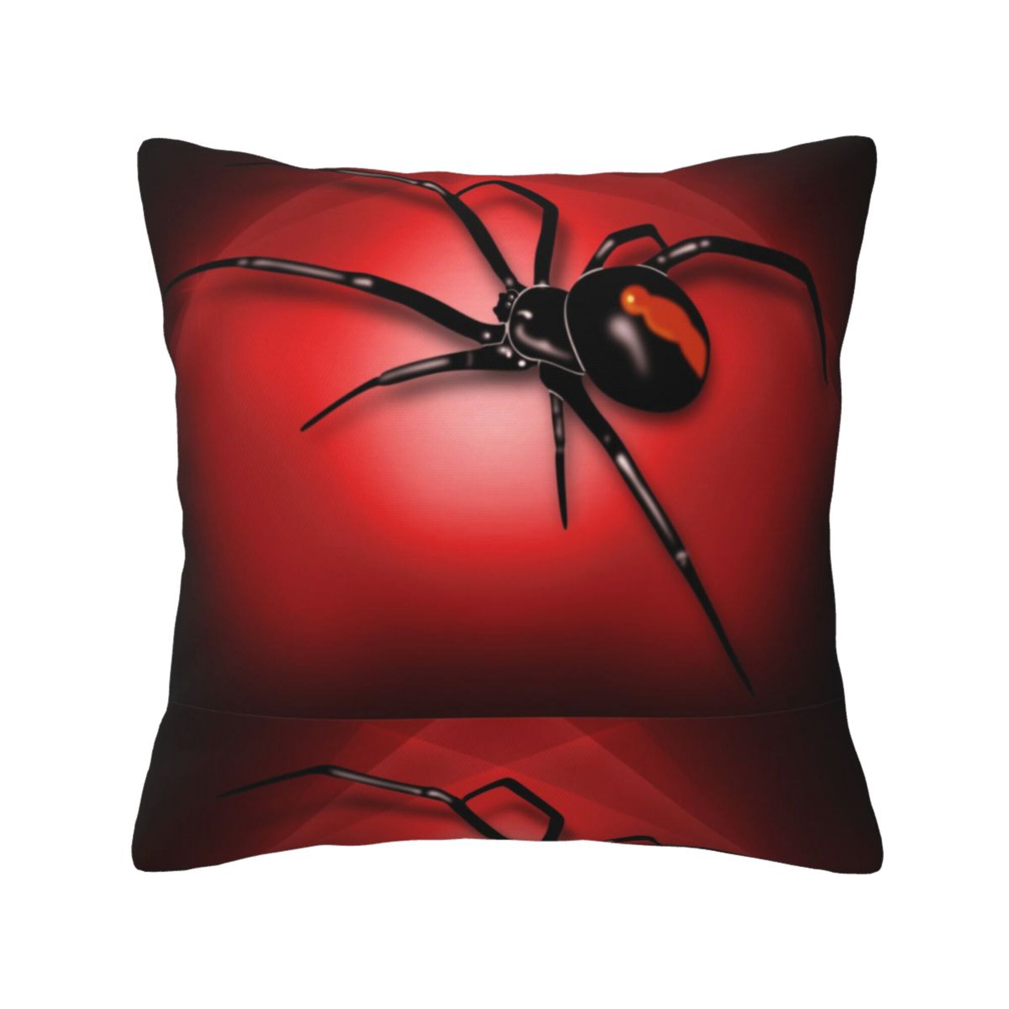 Home Throw Pillow Covers Two Sides Printed Spider in red dark cool ...