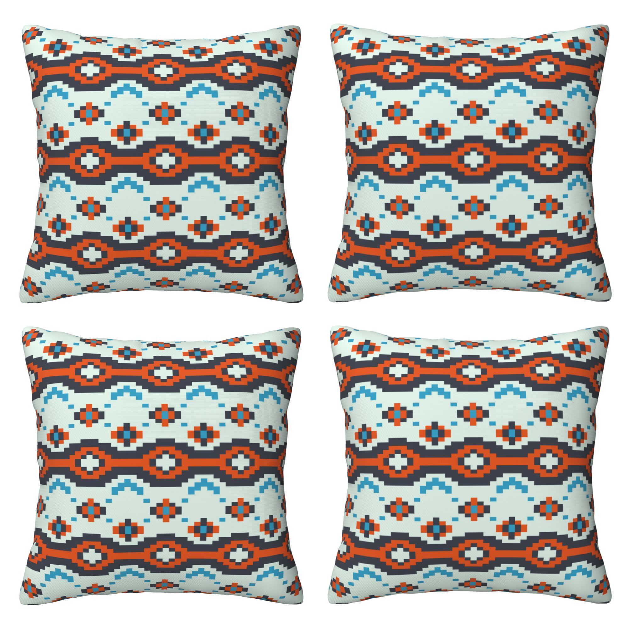 Home Throw Pillow Covers Two Sides Printed Vintage pattern background ...