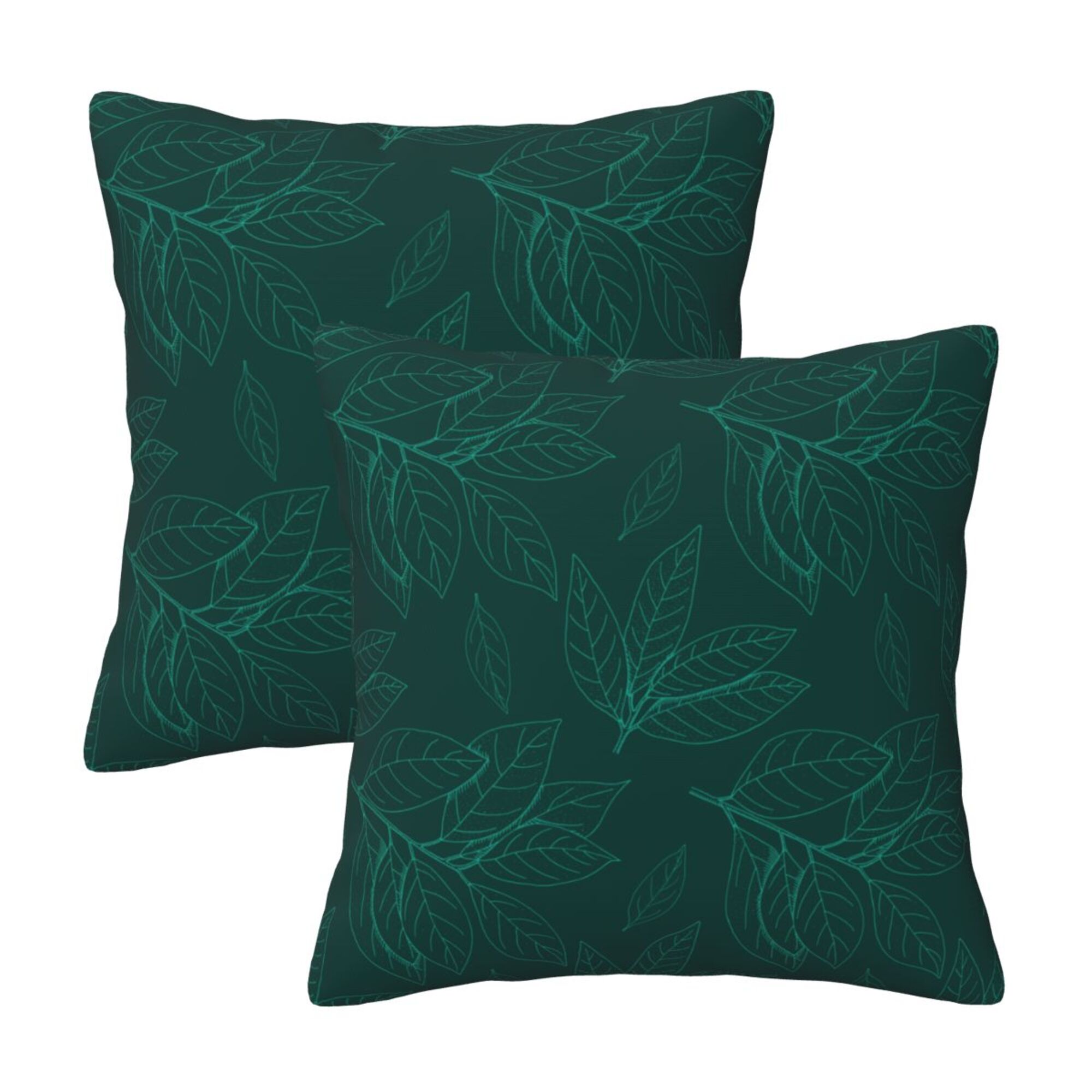 Home Throw Pillow Covers Two Sides Printed bayleaf patt pattern Decor ...