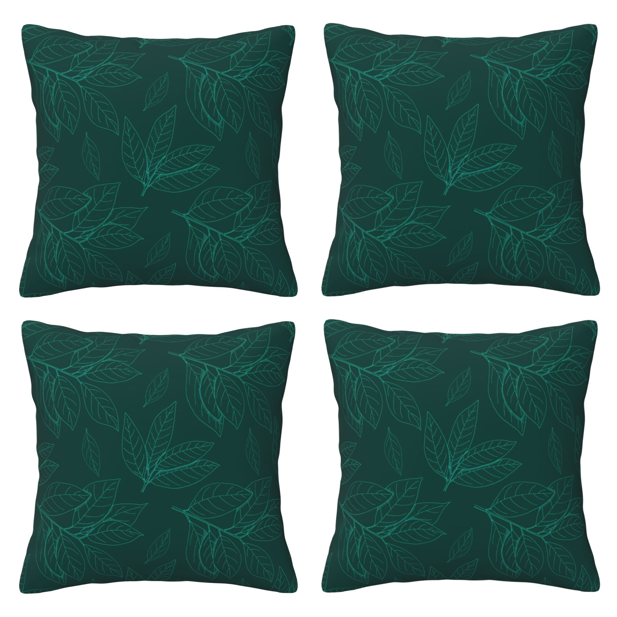 Home Throw Pillow Covers Two Sides Printed bayleaf patt pattern Decor ...