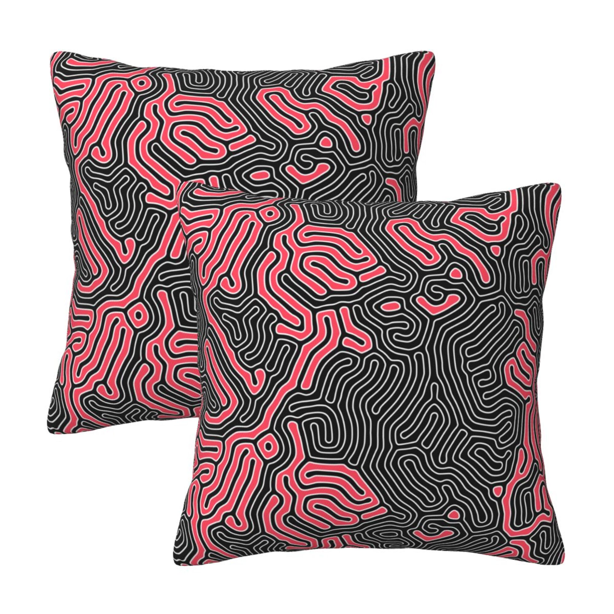 Home Throw Pillow Covers Two Sides Printed colorful seamless background ...