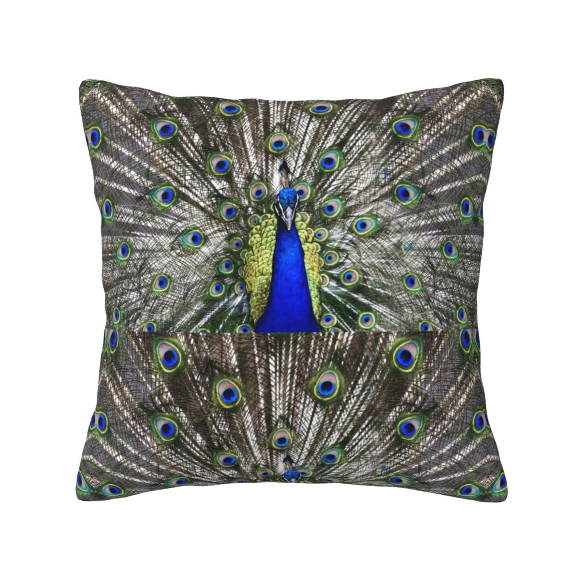 Home Throw Pillow Covers Two Sides Printed cute pandas peacock and ...