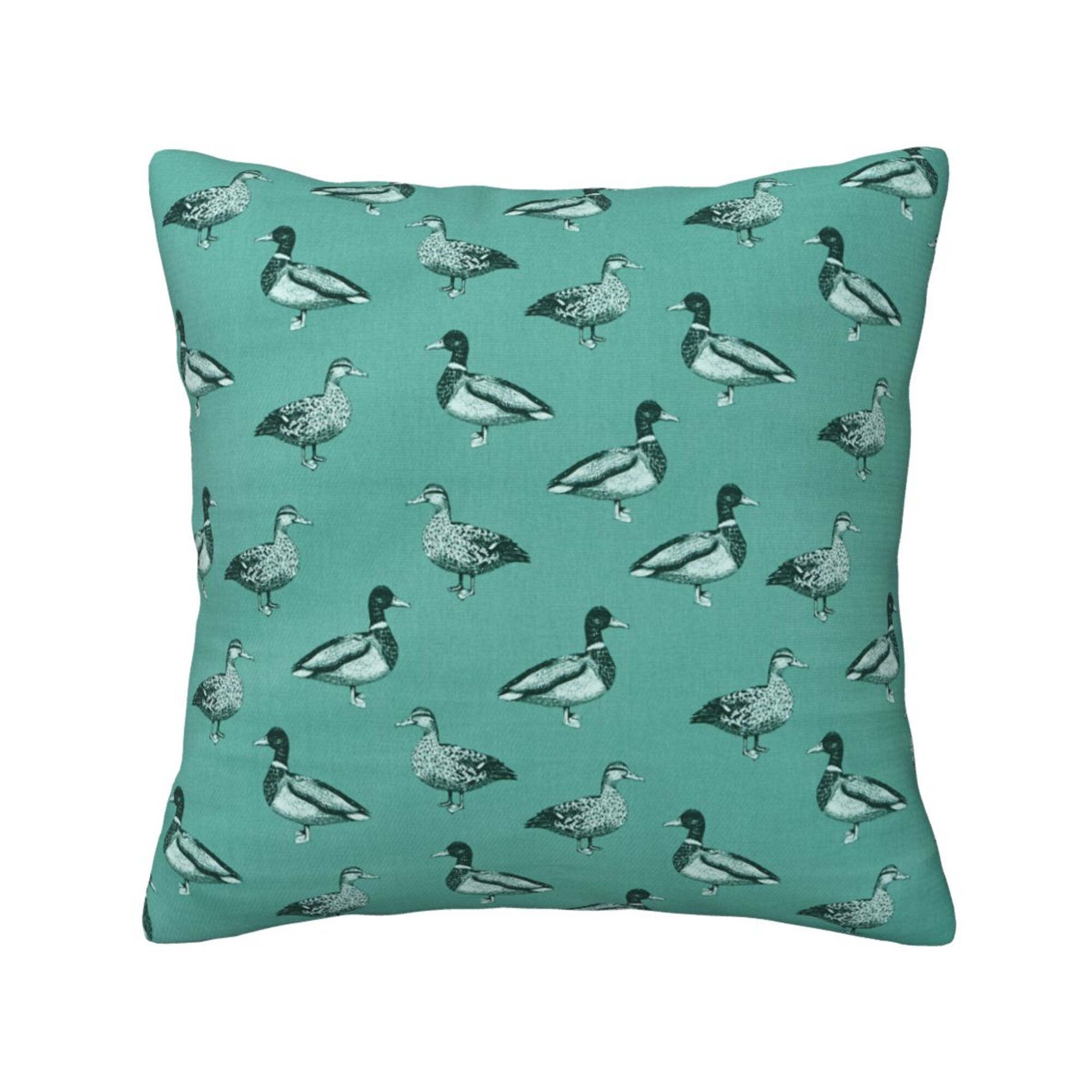 Home Throw Pillow Covers Two Sides Printed duck Decor Sofa Living Room ...