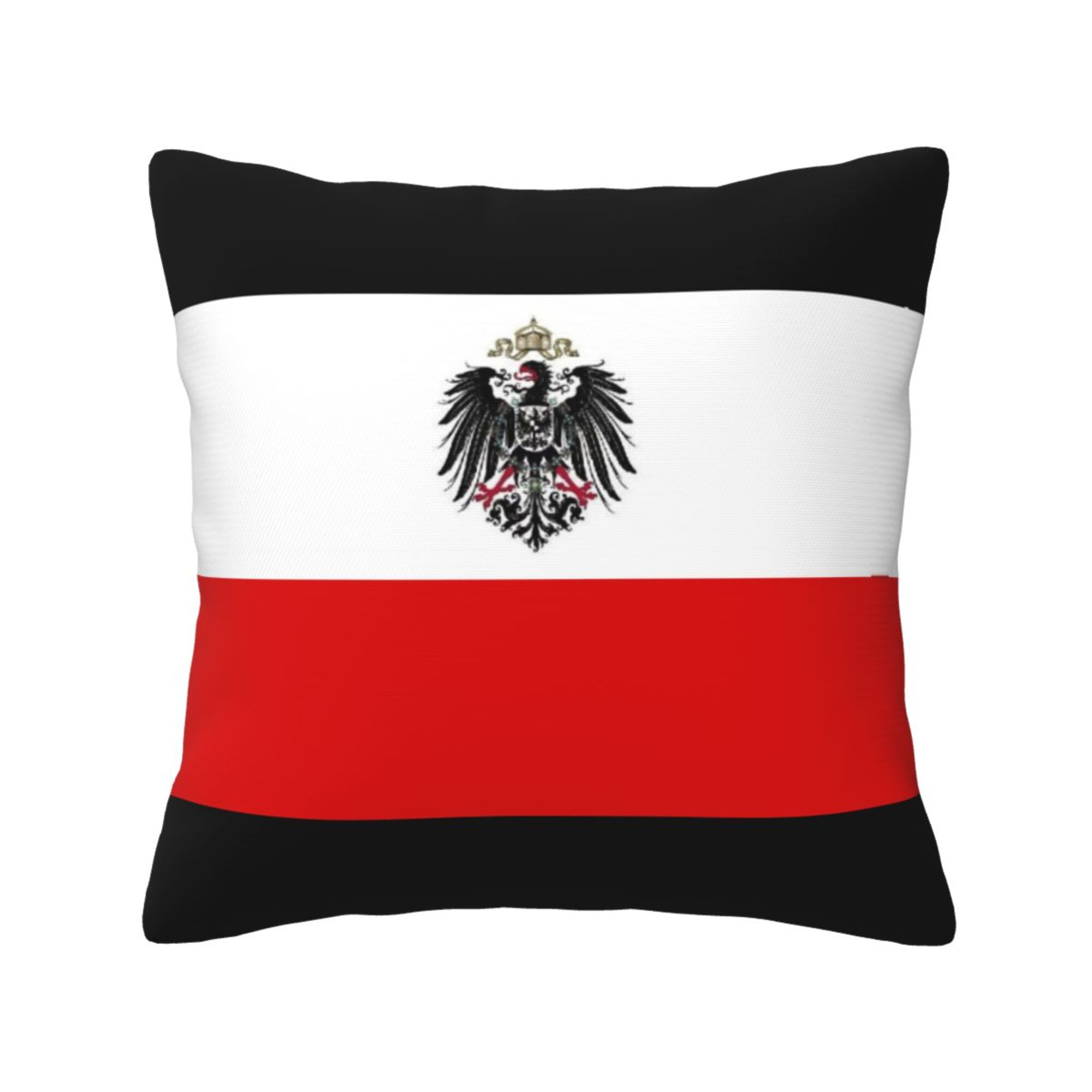 Home Throw Pillow Covers Two Sides Printed flag of the German Empire ...