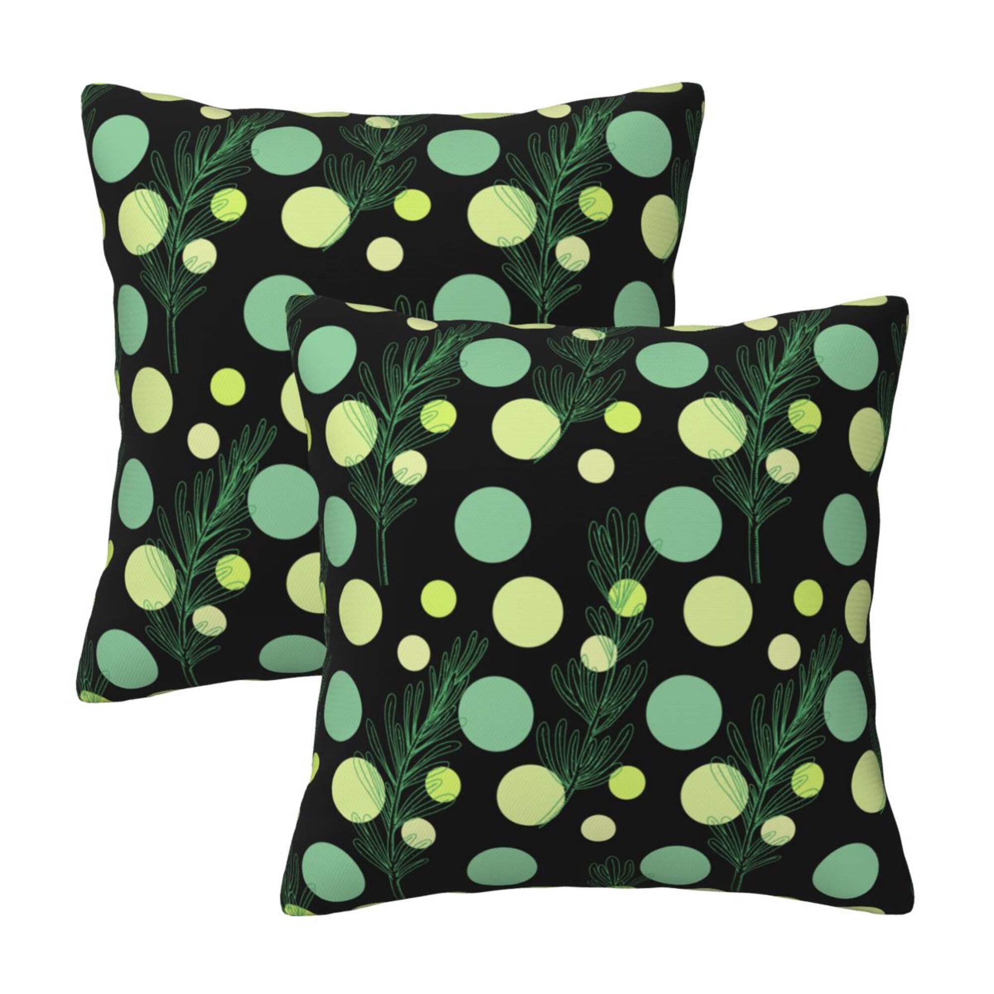 Home Throw Pillow Covers Two Sides Printed rosemary patt pattern Decor ...