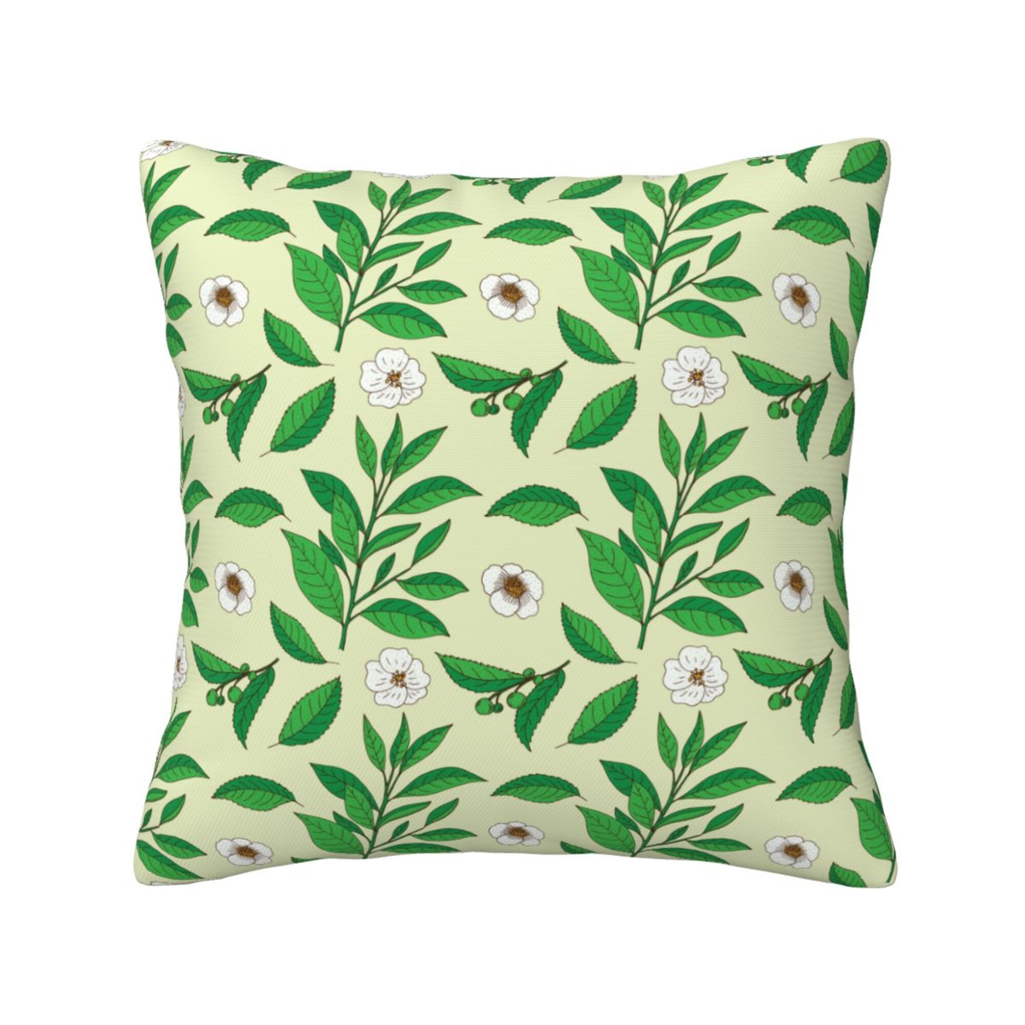 Home Throw Pillow Covers Two Sides Printed tea patt pattern Decor Sofa ...