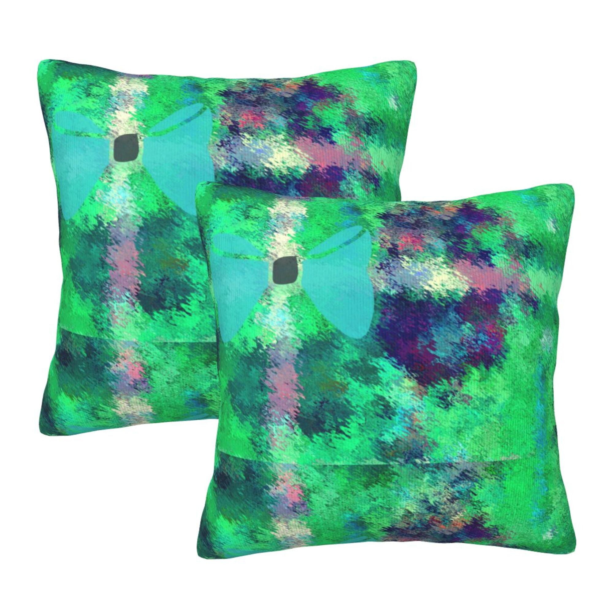 Home Throw Pillow Covers Watercolor rendering background Square Thick ...