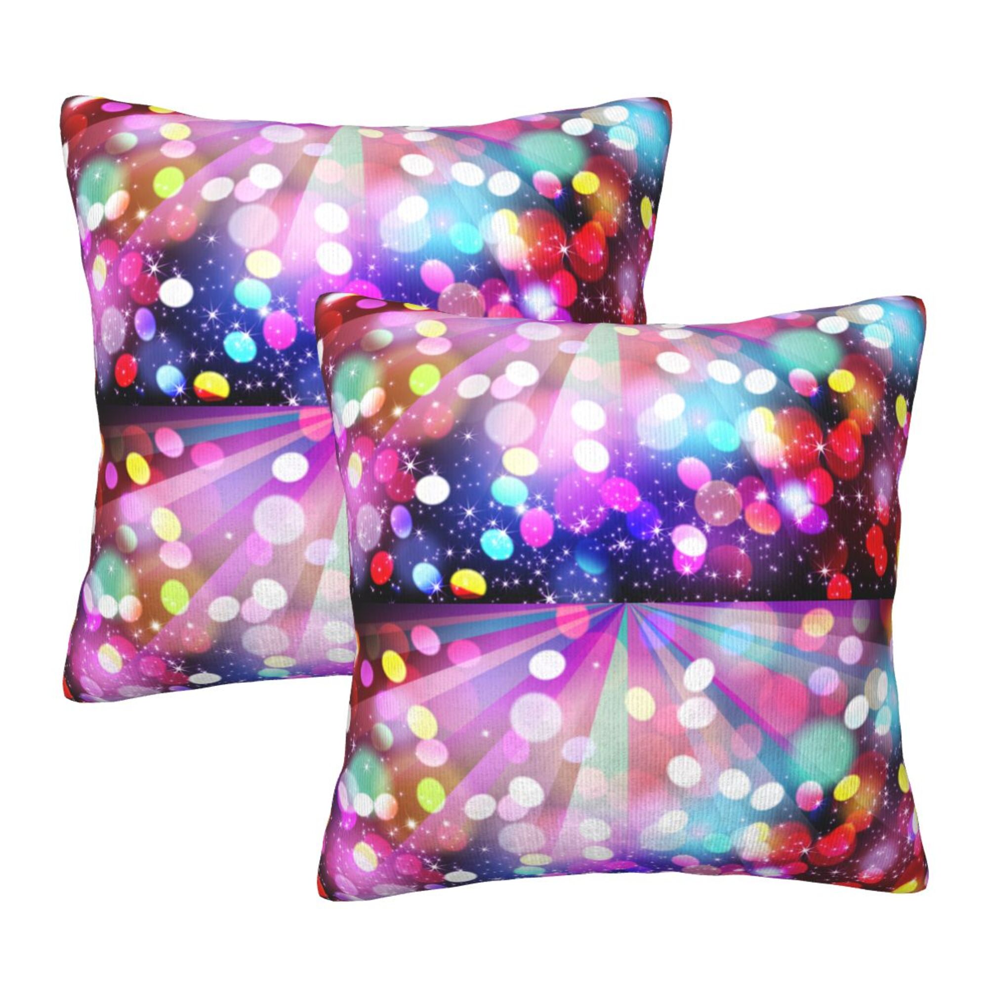 Home Throw Pillow Covers divergent light effect background Square Thick ...