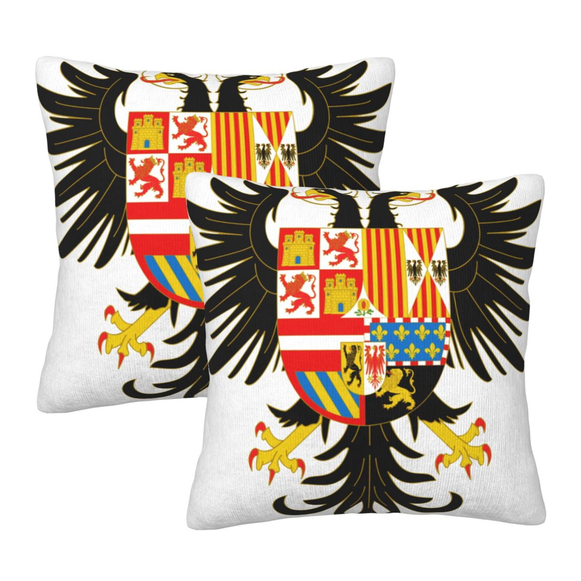 Home Throw Pillow Covers flag of the holy roman empire 1 Square Thick ...