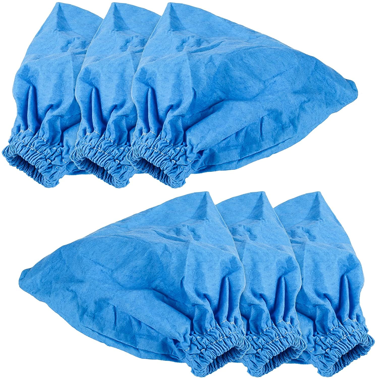 Home Times 6-Pack VRC2 Cloth Filter for Wet/Dry Vacs, Fits Vacmaster ...