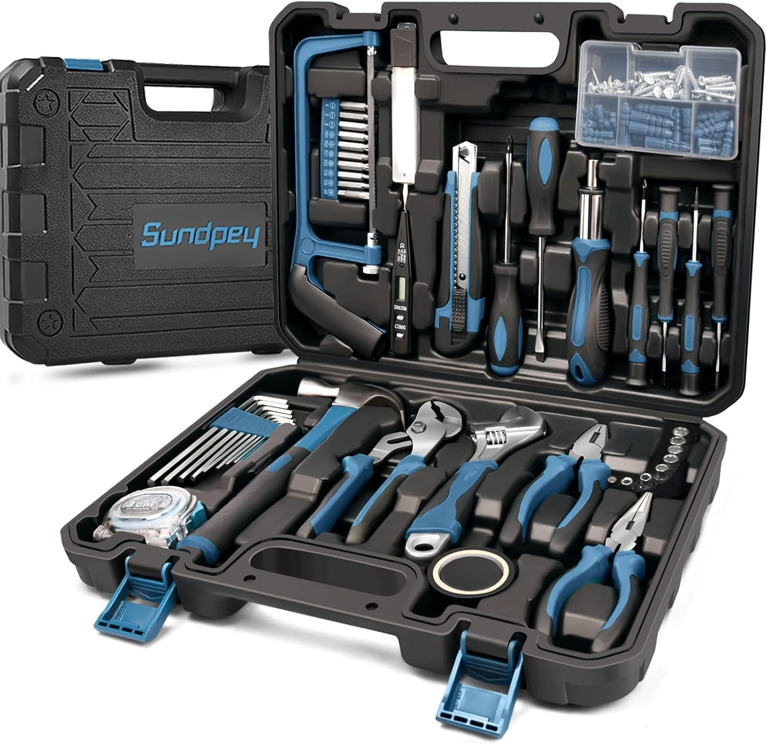 Home Tool Kit 148-Pcs - Basic Household Portable Hand Repair Tool Set ...