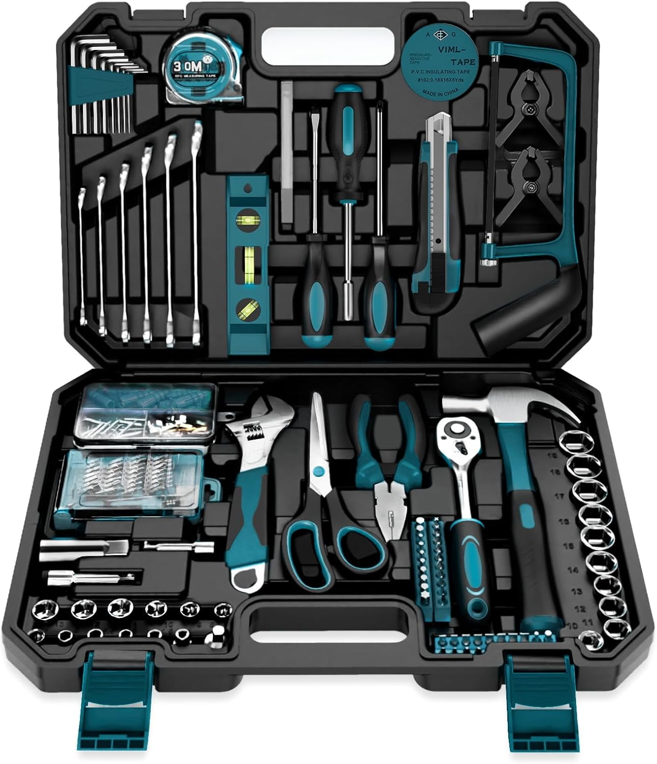 The Home Tool Kit 257-PCs - Household Basic Repair Tool Set for Men ...