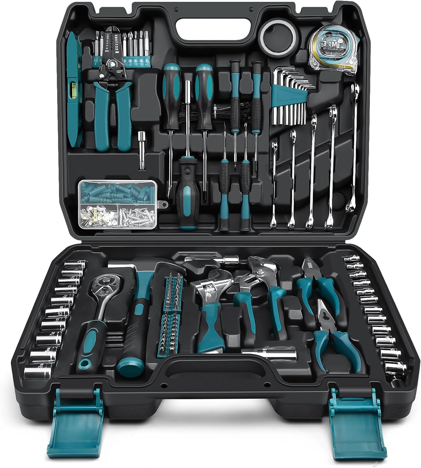 Home Tool Kit 281-PCs - Portable Complete Basic Repair General Hand ...